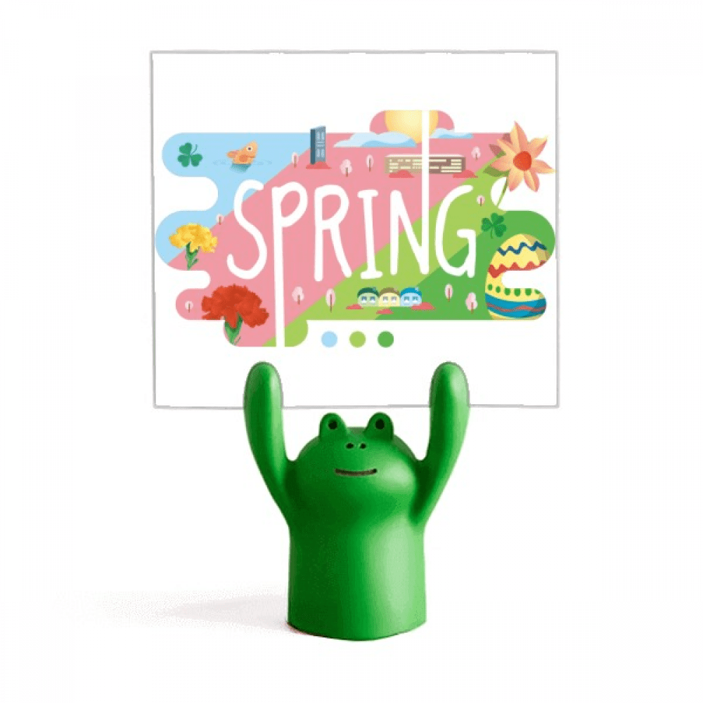 sp season illustration Memo Holder Cartoon Animal Frog Stand Decoration ...