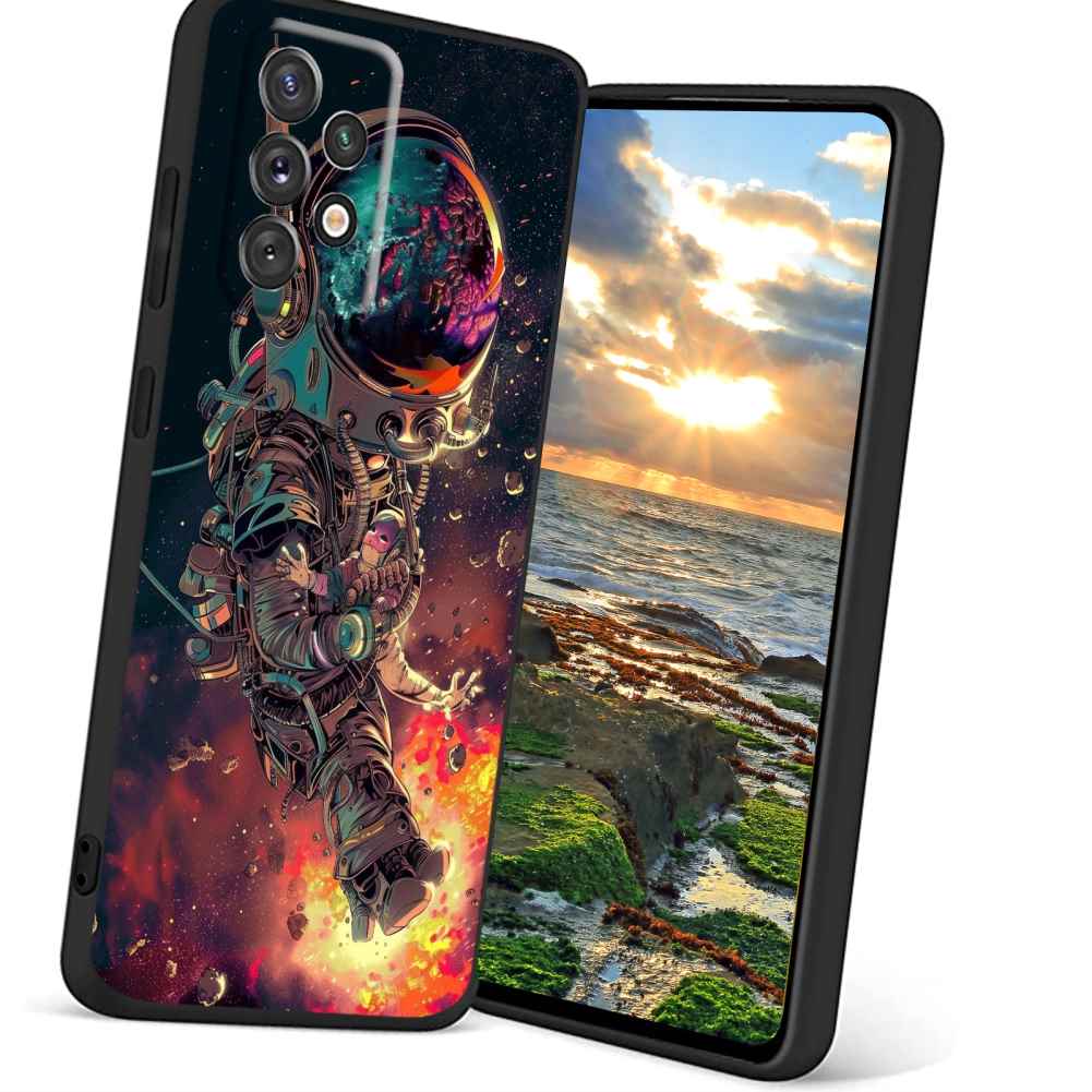 space-robot-3 phone case for Samsung Galaxy A72 5G for Women Men Gifts ...