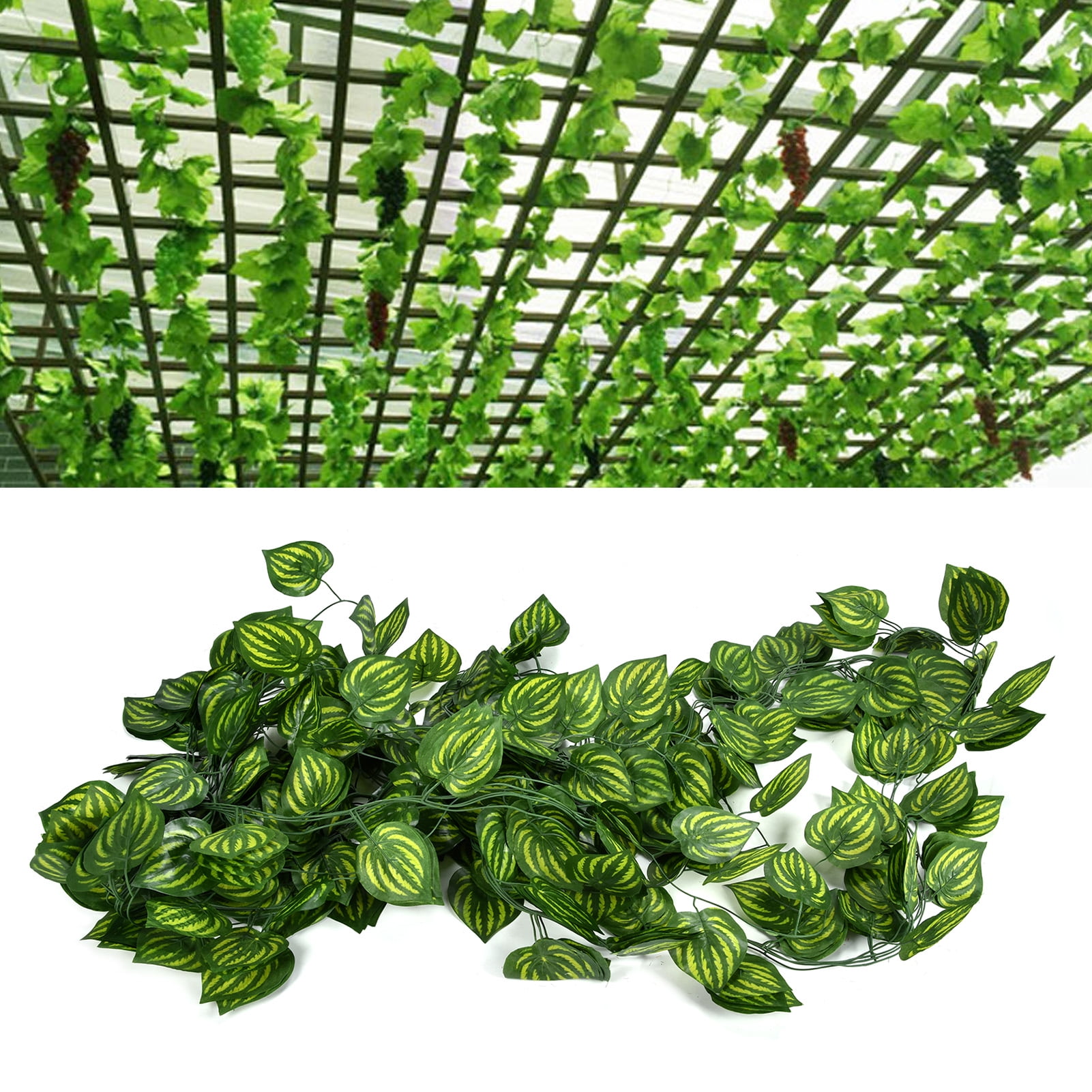 Silk Vine With Leaves, Perfect For Weddings, Parties Home Decor, 94.5 ...