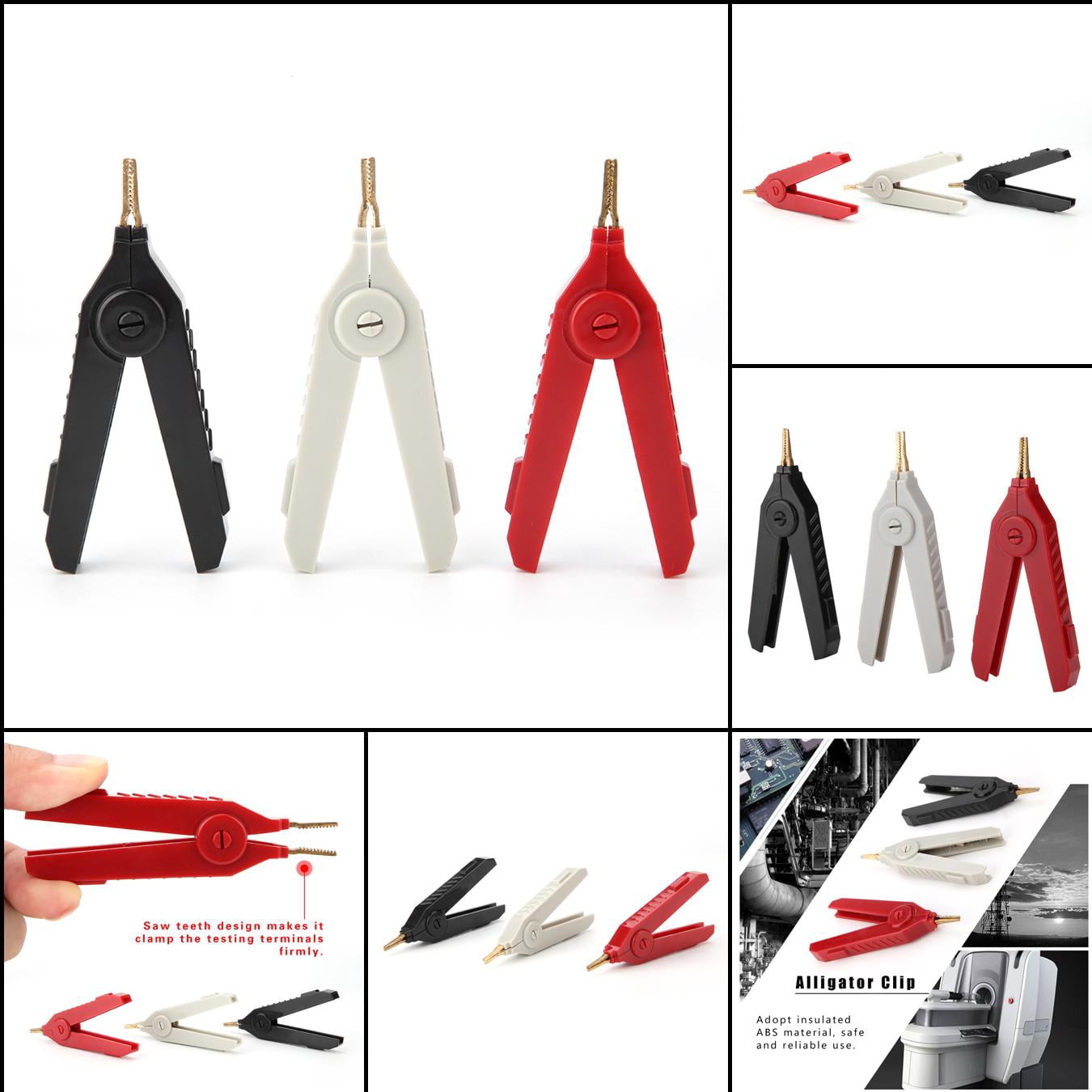Clip, And 3Pcs Crocodile Clip, Gold Plated - Walmart.com