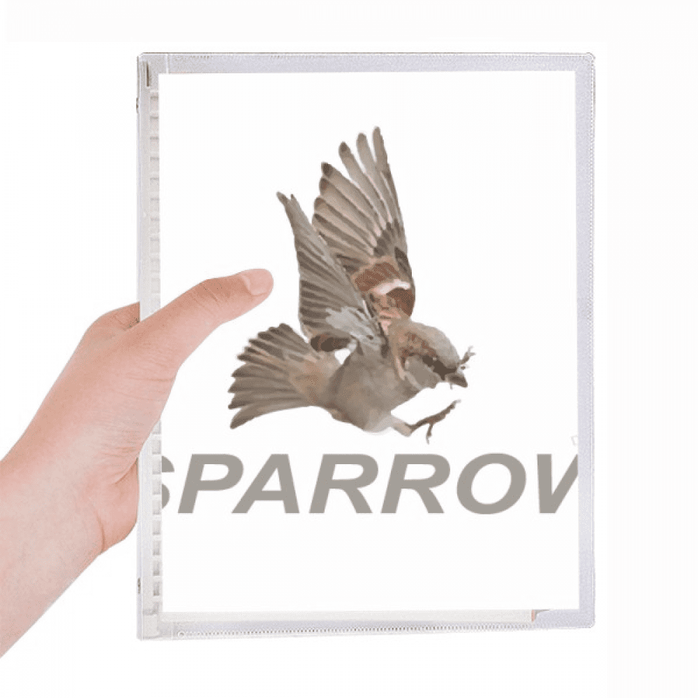 sparrows birds animals food insects notebook loose diary refillable ...