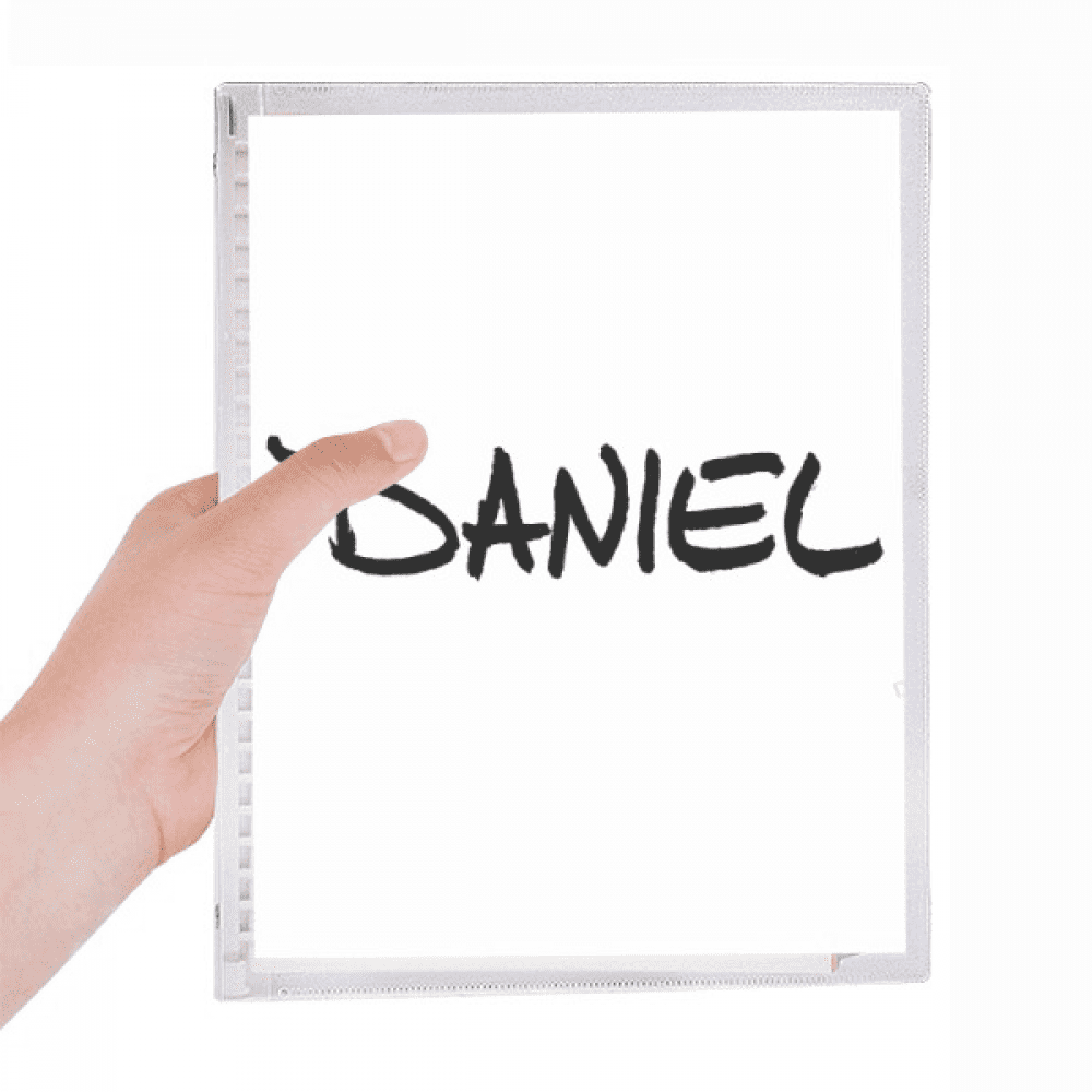 special handwriting english name daniel notebook loose diary refillable ...