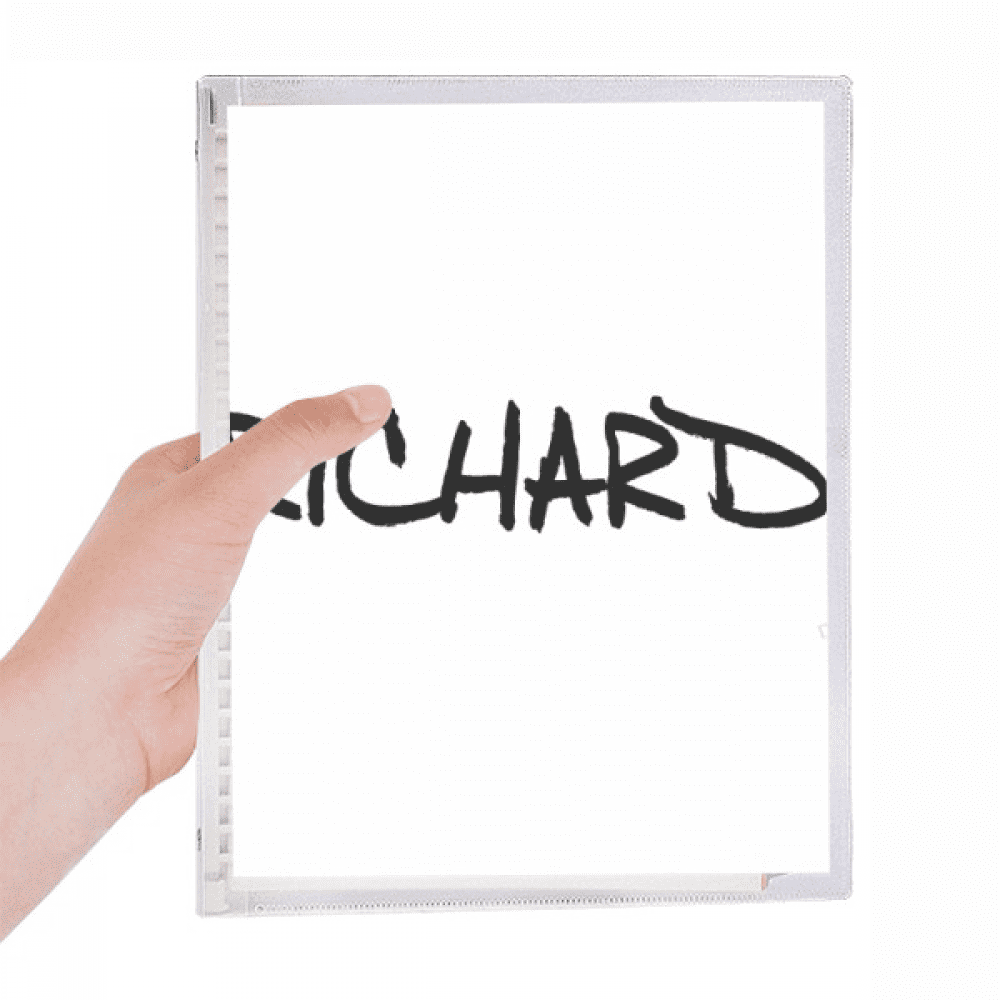 special handwriting english name richard notebook loose diary ...