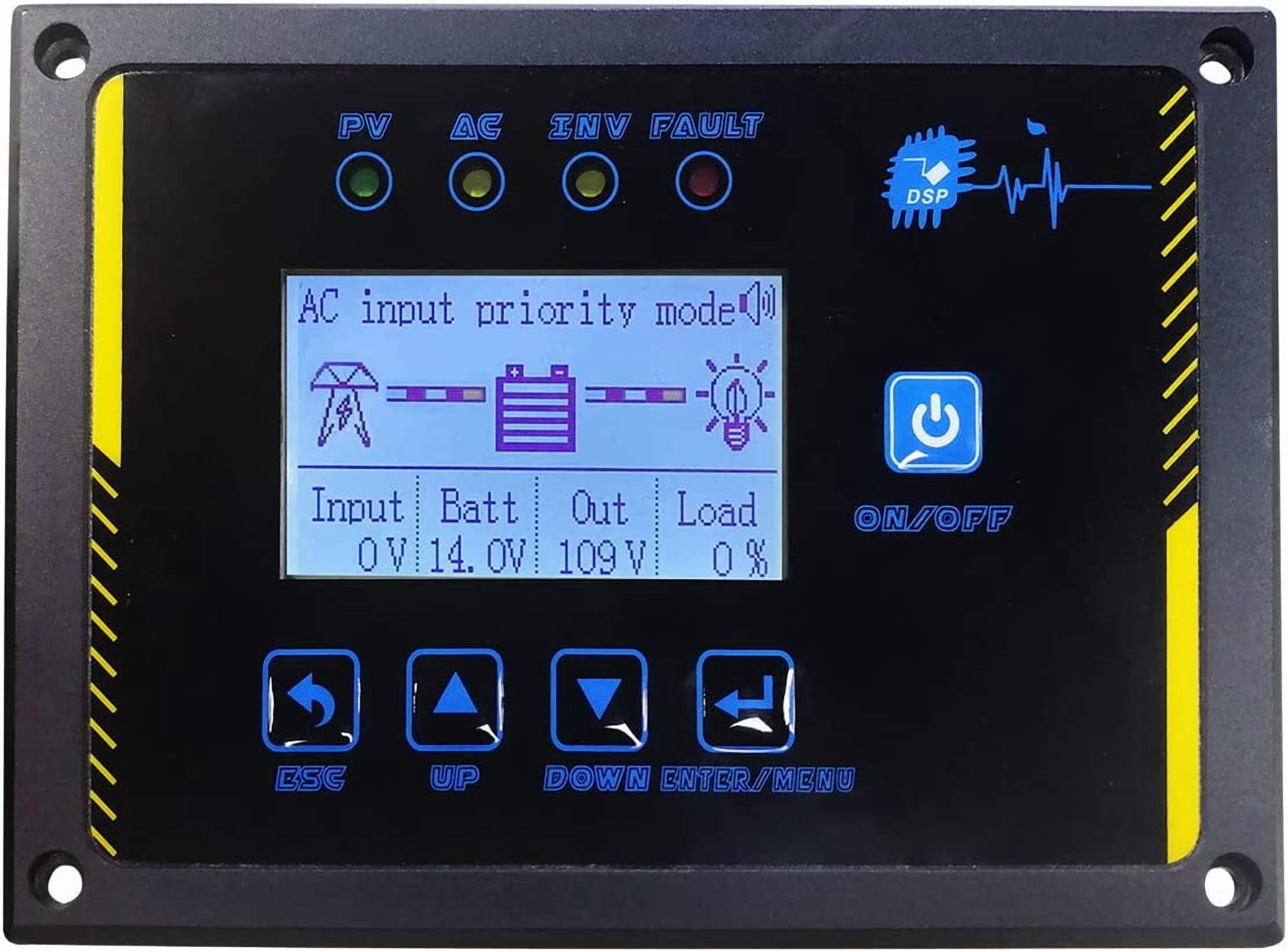 specific remote control panel for low frequency pure sine wave power ...