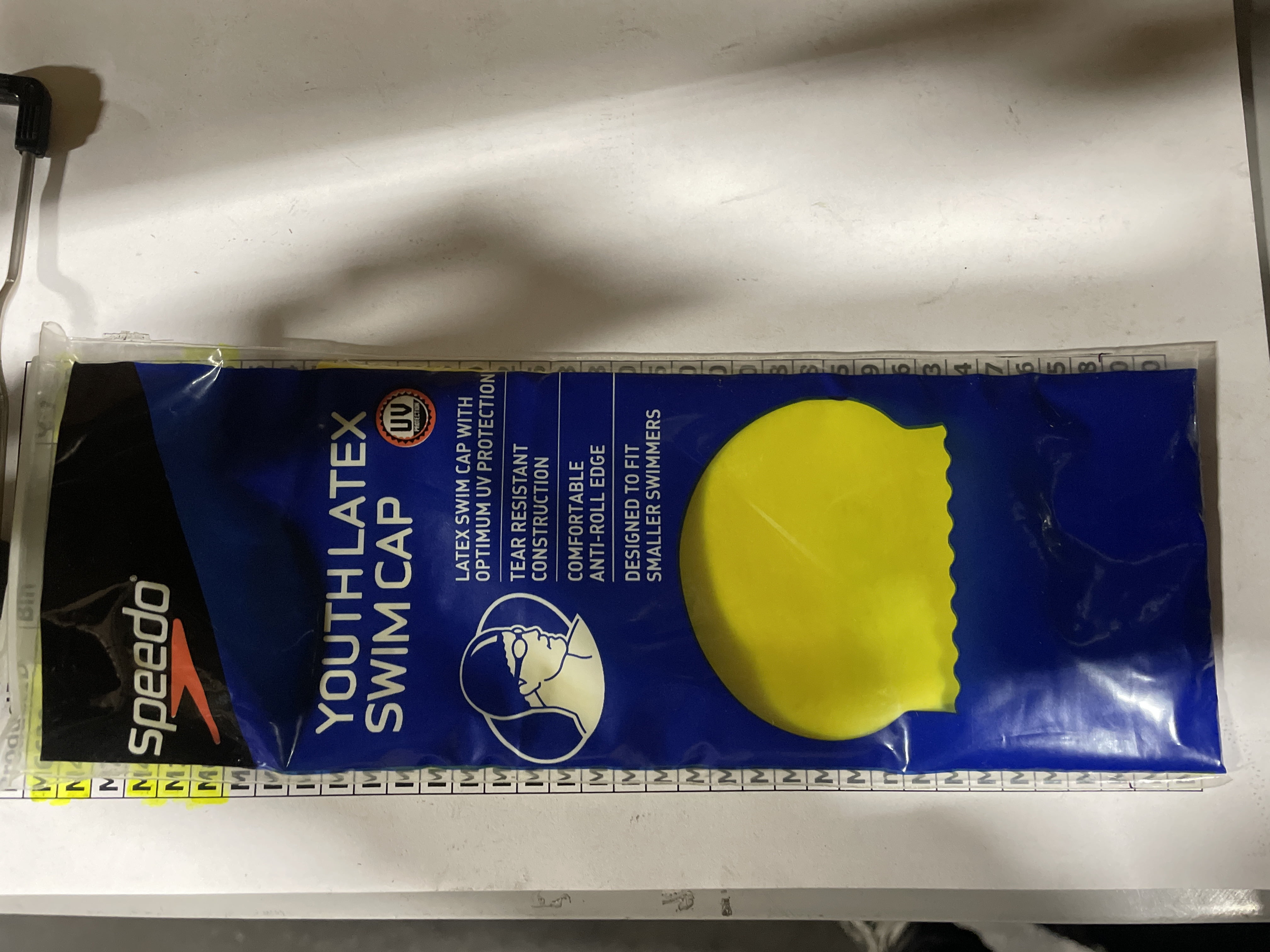 speedo youth latex swim cap latex swim cap with optimum UV protection ...