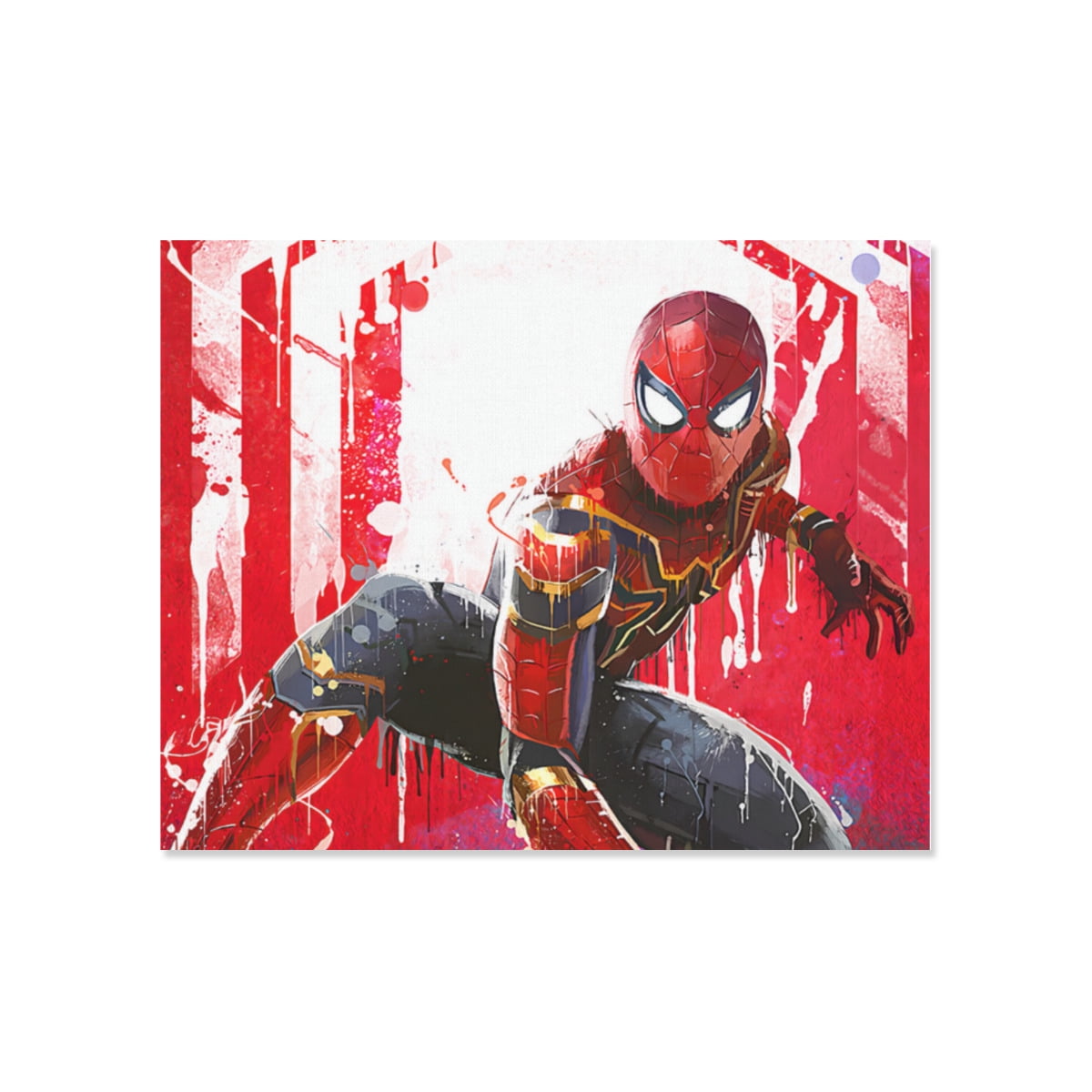 spiderman Frameless canvas poster - without frame anime poster bedroom ...