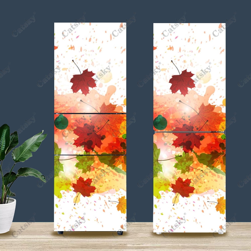 splash paint Refrigerator Stickers Home r Kitchen Murals DIY Wall ...