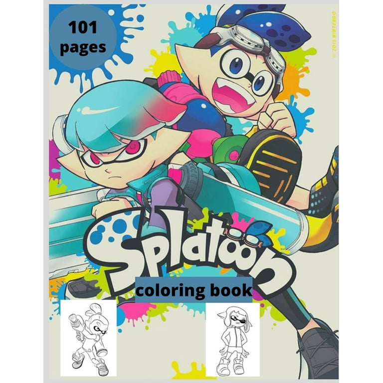 coloring pages splatoon