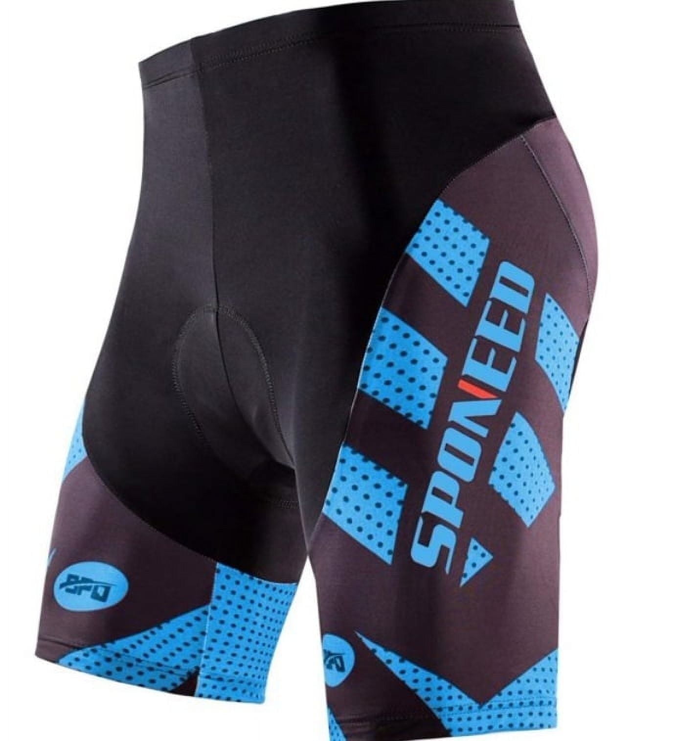 Sponeed Padded Biker Shorts for Men Mountain Bike Cycling Pants Bicycle Tights Blue XL - Walmart.com