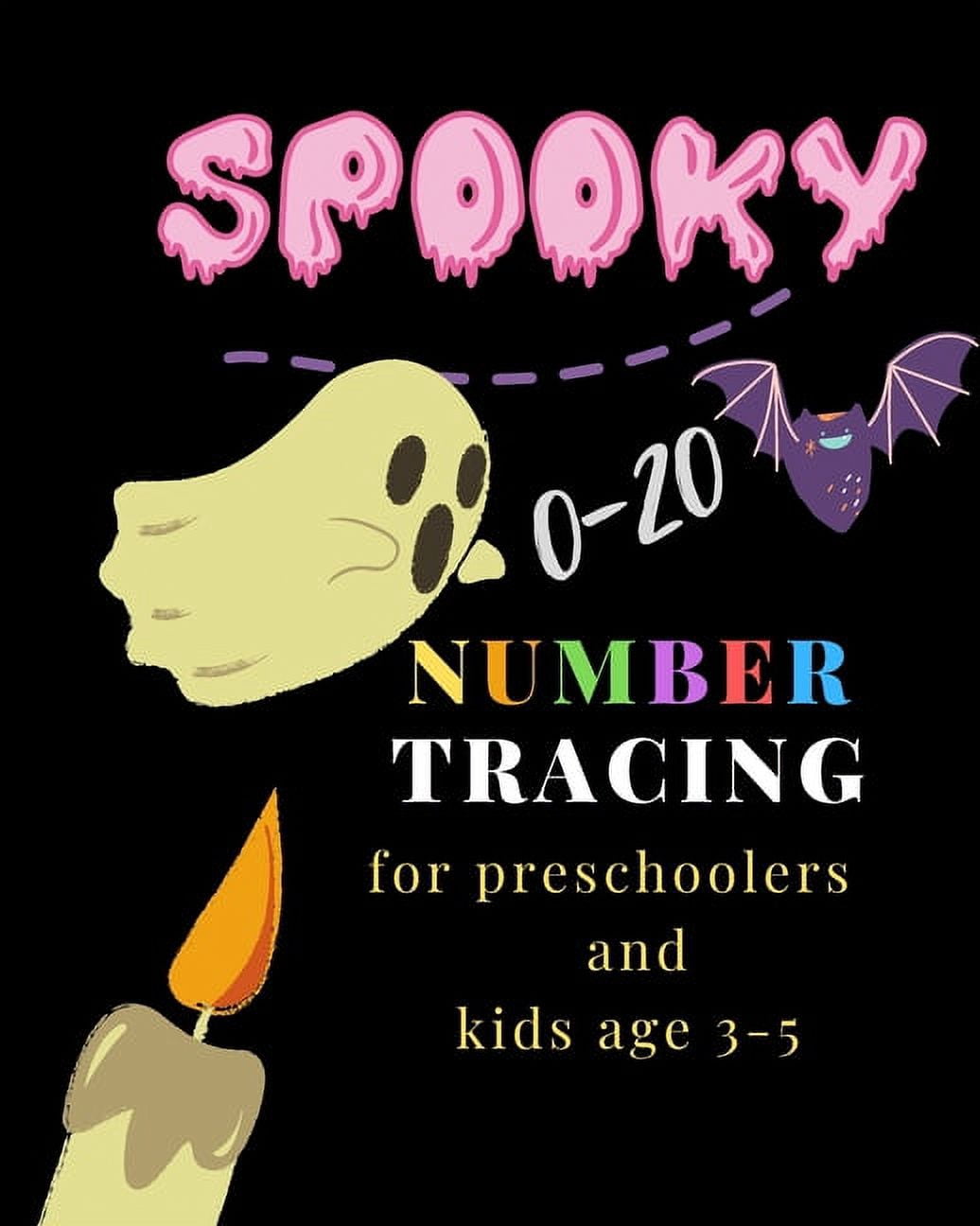 spooky, 0-20 Number tracing for Preschoolers and kids Ages 3-5: Book ...