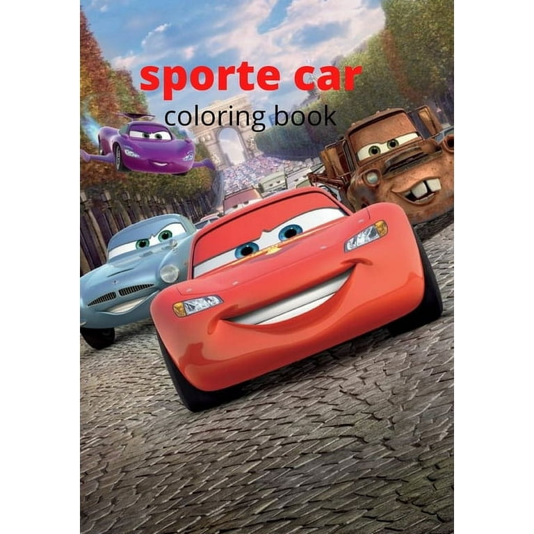 kids coloring book cars