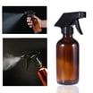 5 Pack Amber Spray Bottles, 16 Oz with Black Sprayers and Caps for Oils ...