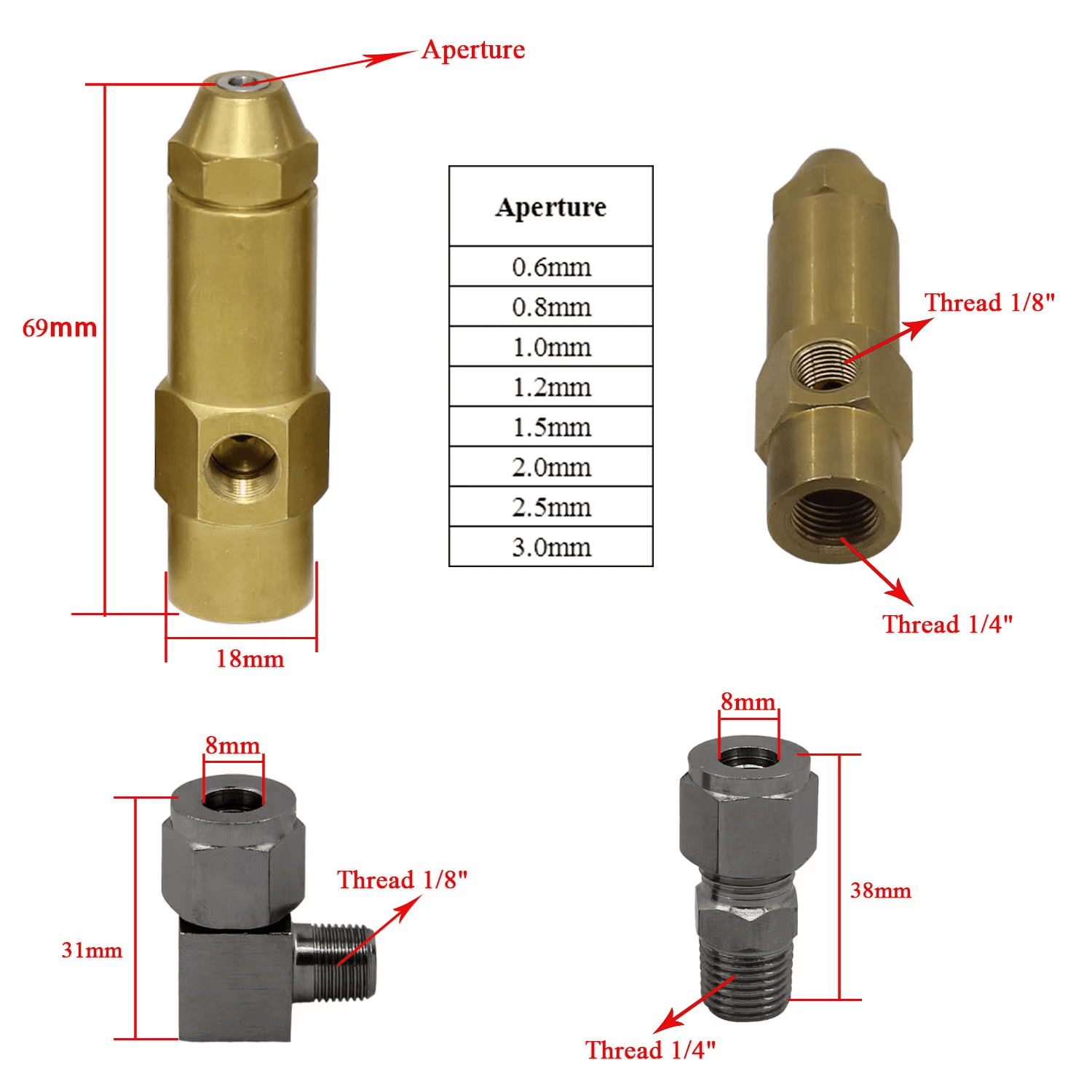 spray nozzle Mistking oil Fuel Burner Waste Oil Burner Nozzle,air ...