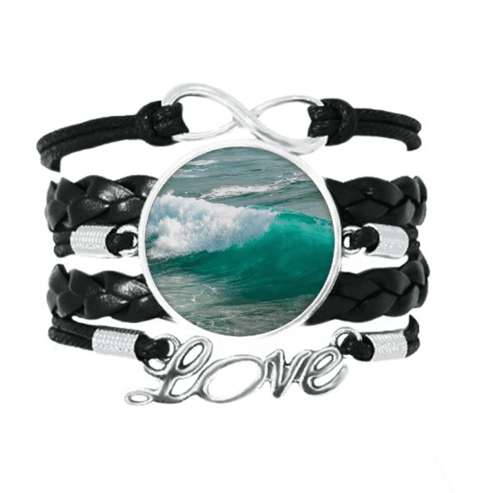 spray water sea wave science nature picture bracelet love accessory ...