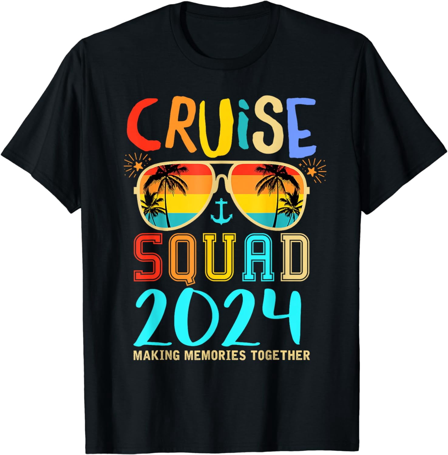 squad crew cruise 2024 summer vacation matching family group Cotton T ...
