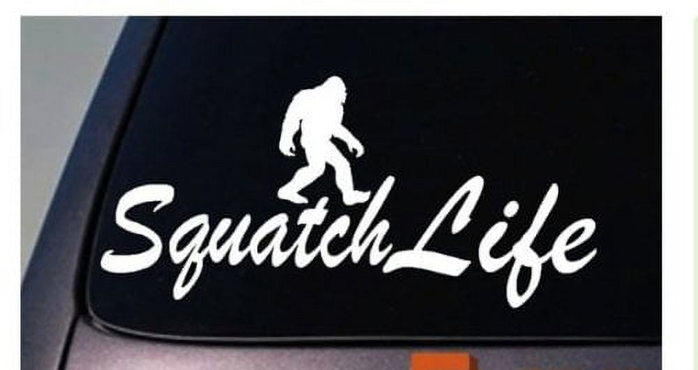 squatch life bigfoot sasquatch sticker decal funny Forest foot yetti ...