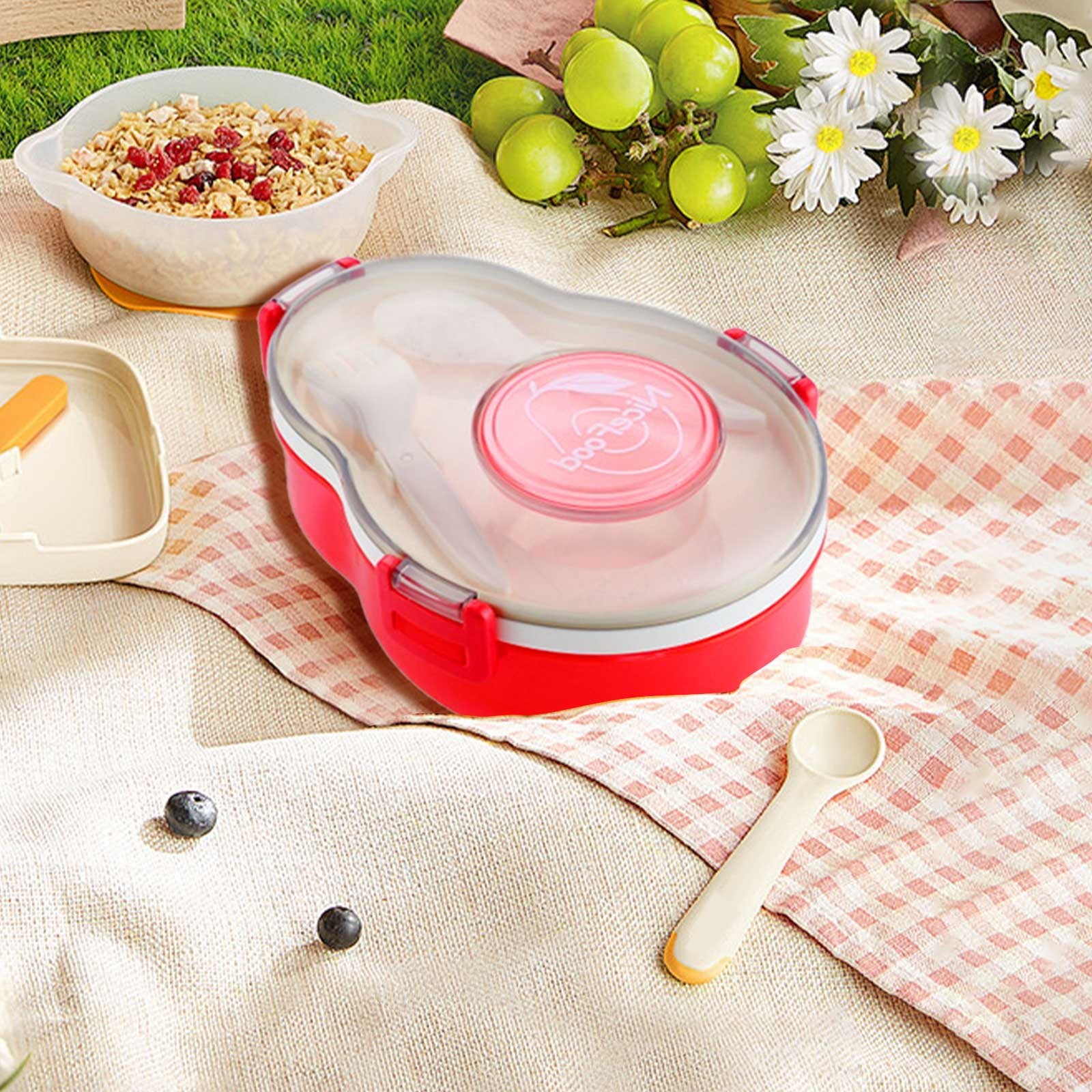 sruoe Bento Box, Lunch Boxes for Adults, bento box lunch, Portable ...