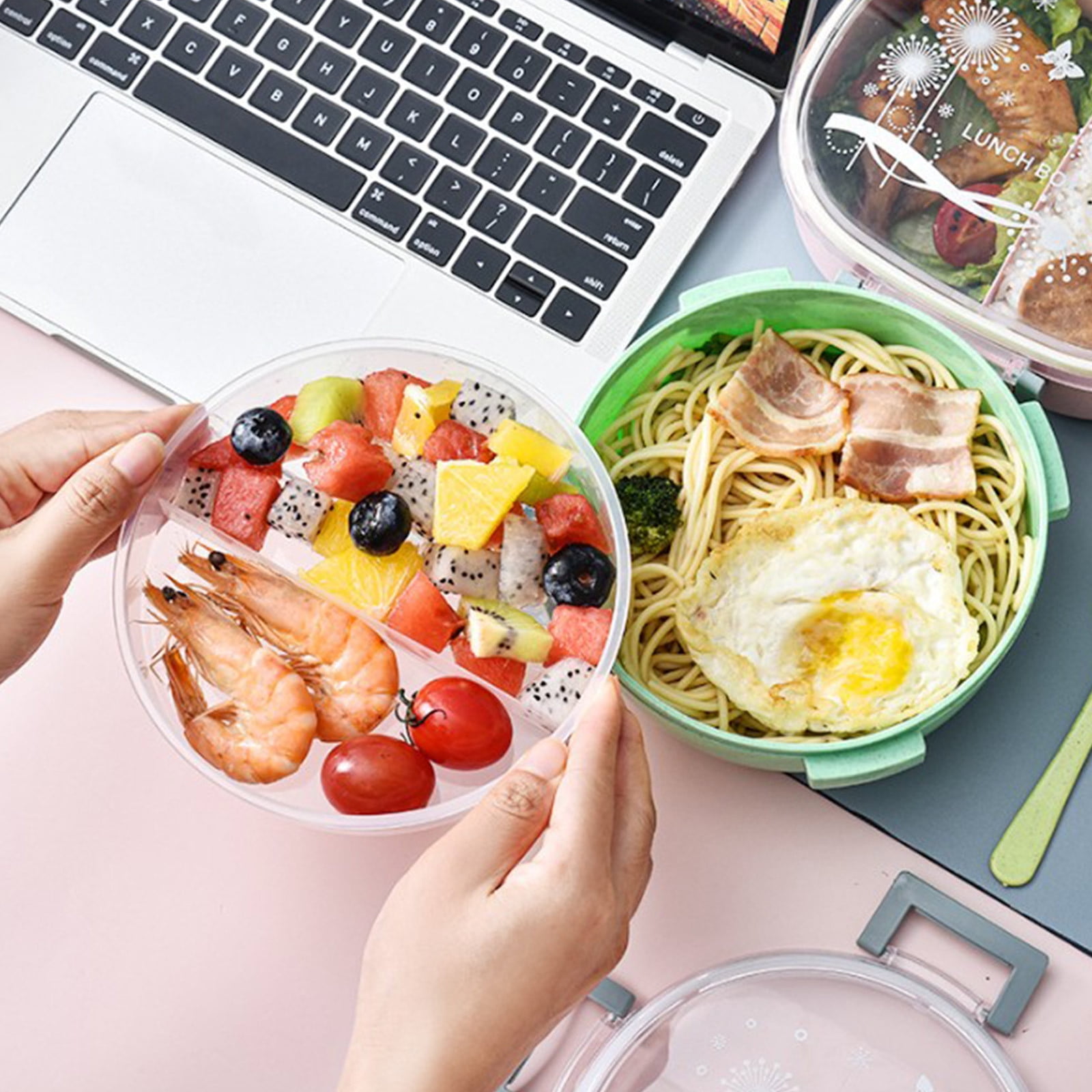 sruoe Bento Box, Lunch Boxes for Adults, bento box lunch, Portable ...