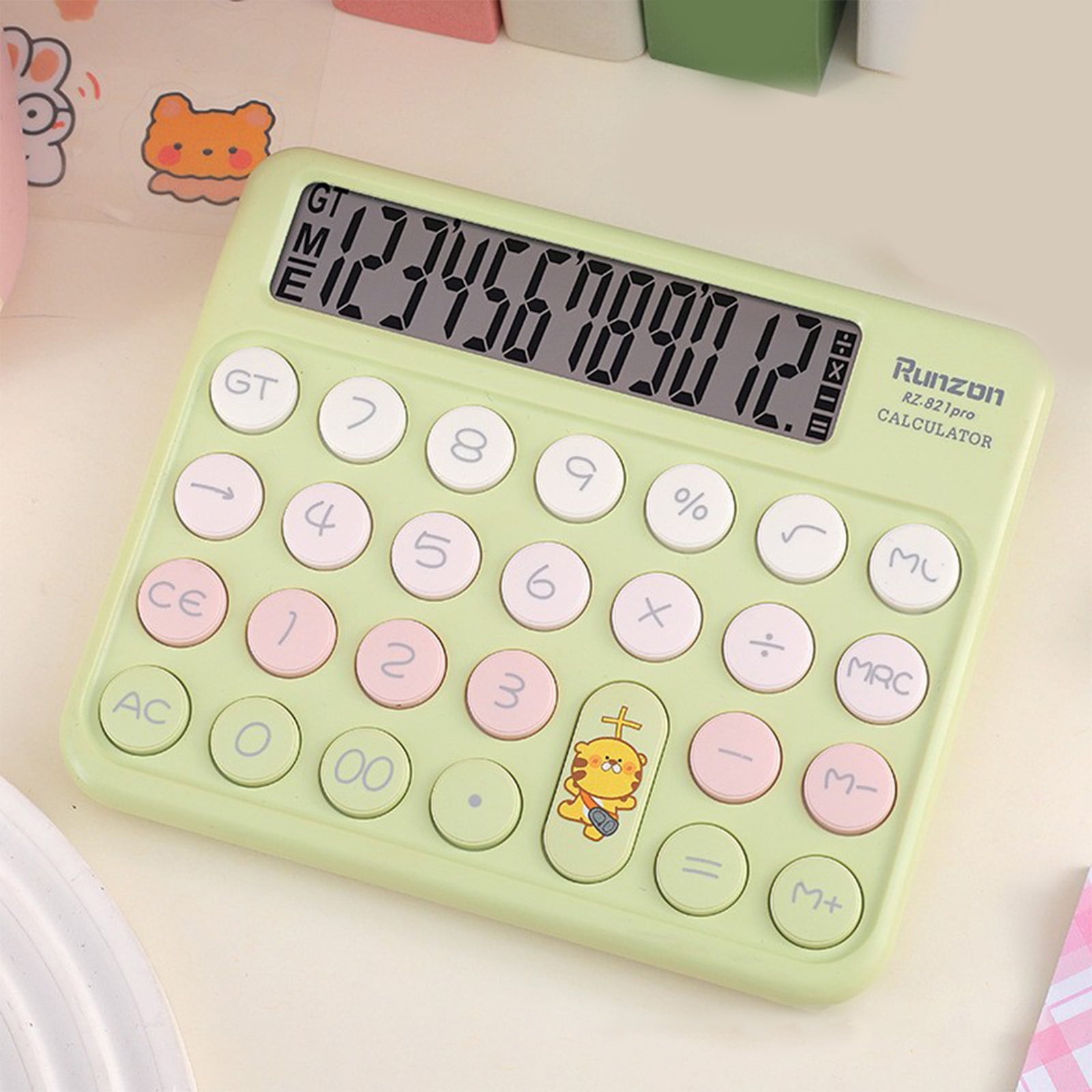 sruoe Calculators, 12 Digits Large Display, Basic Calculators, Handheld Desk Calculator, Pocket ...