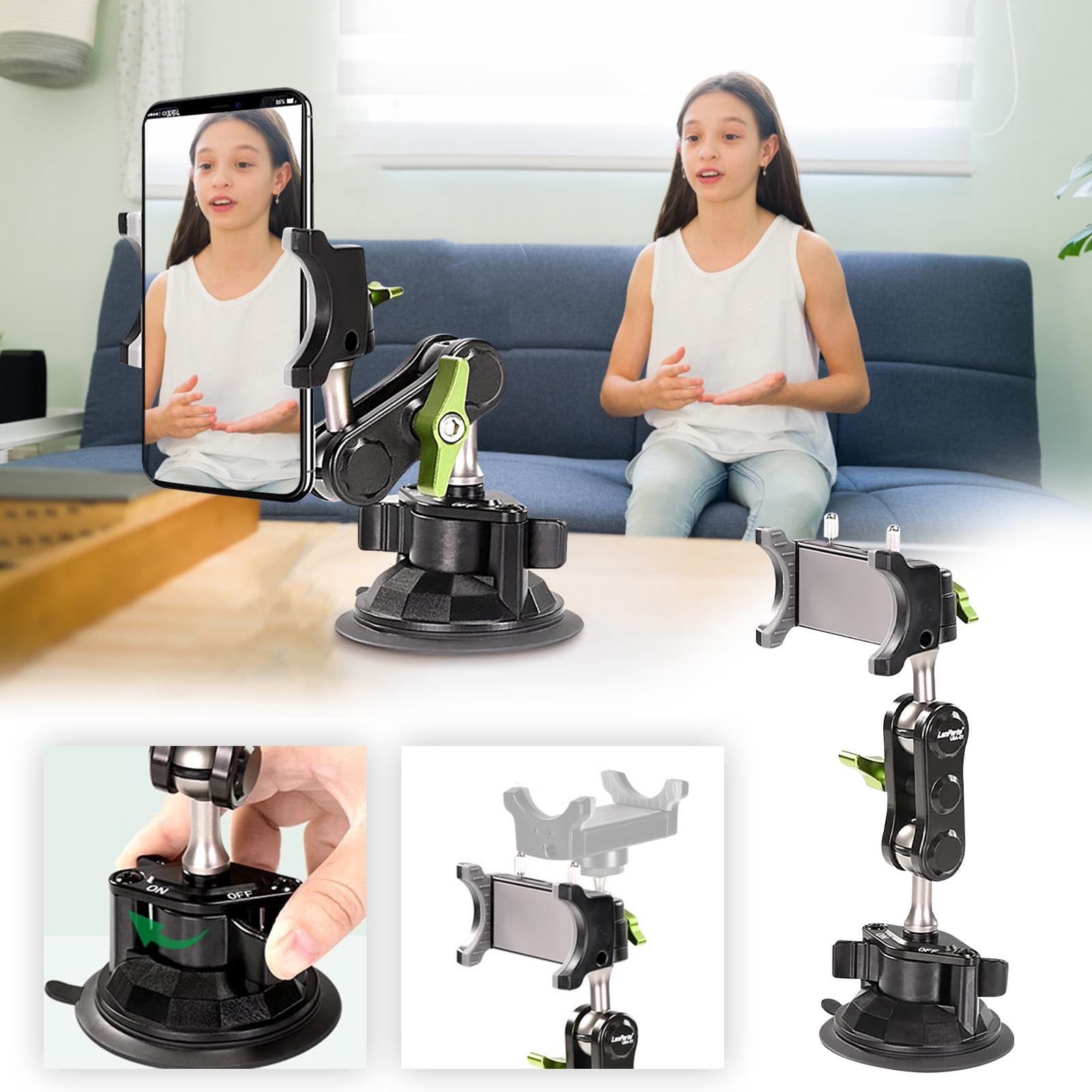sruoe Car Mount for Phone Universal Cell Phone Stand Mount for ...
