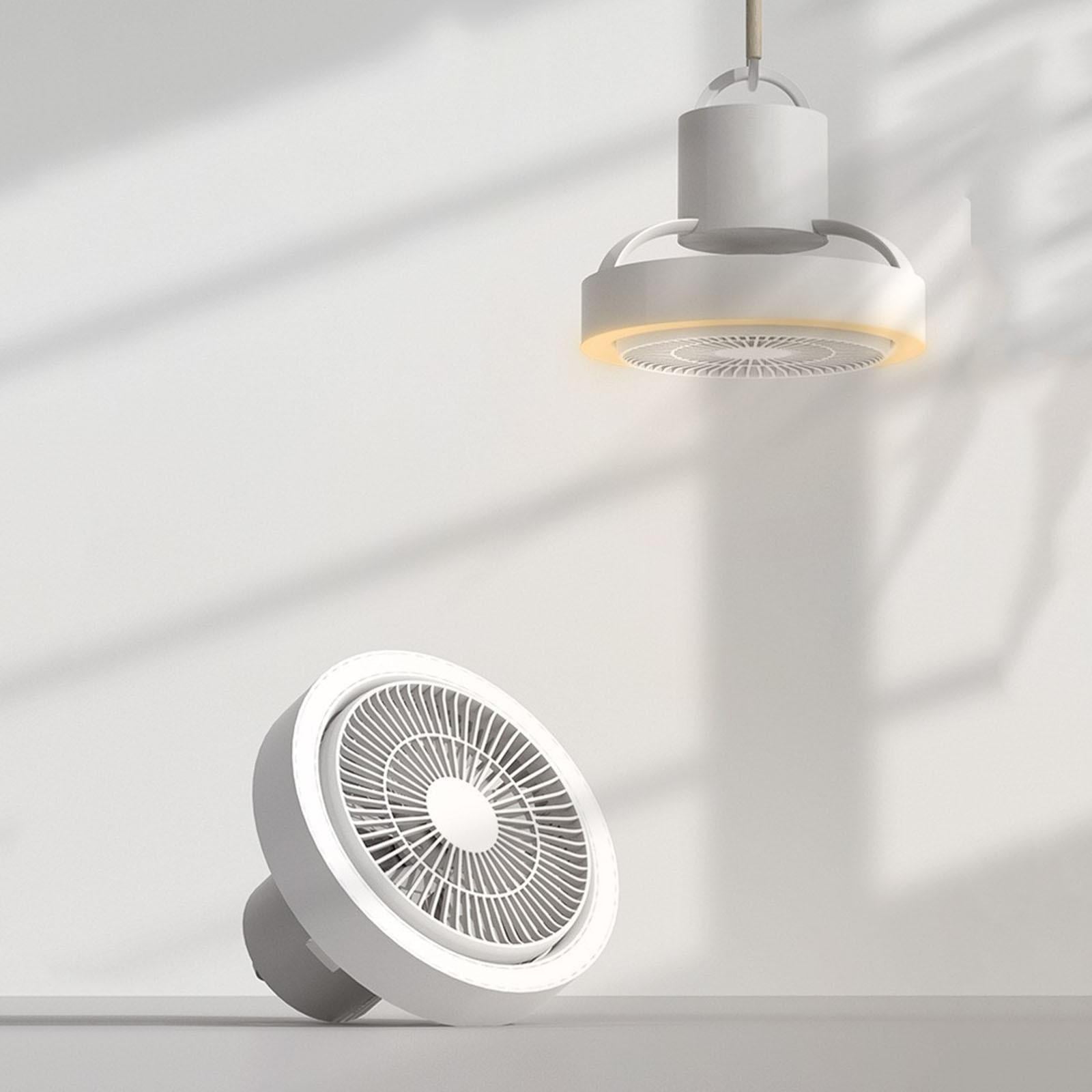 sruoe Ceiling Fan, Protable Ceiling Fan with Light Clearance, Indoor ...