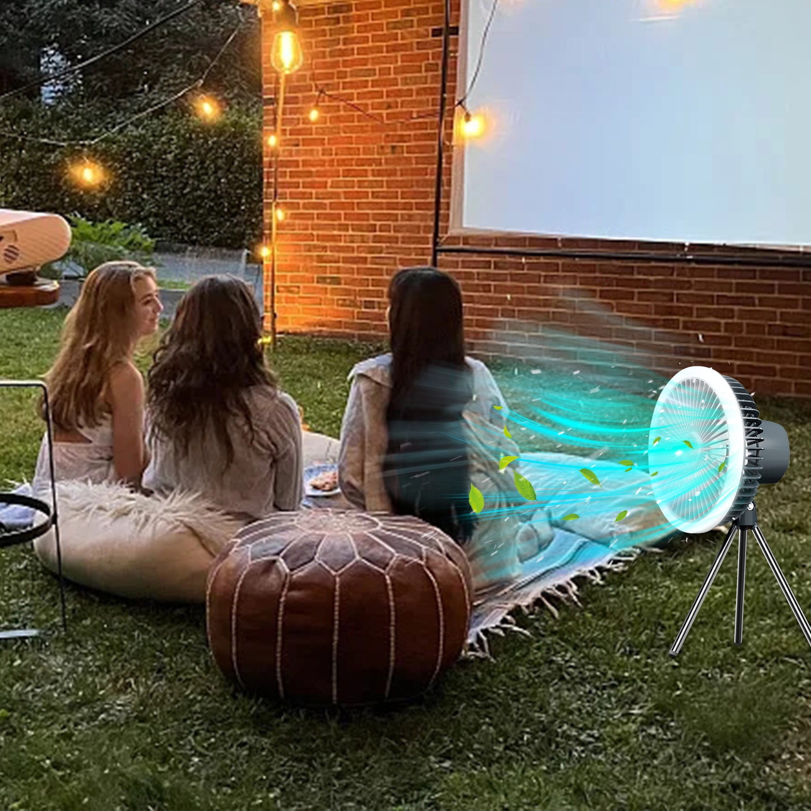 sruoe Ceiling Fans with Lights, Ceiling Mounted Fan, Low Profile ...