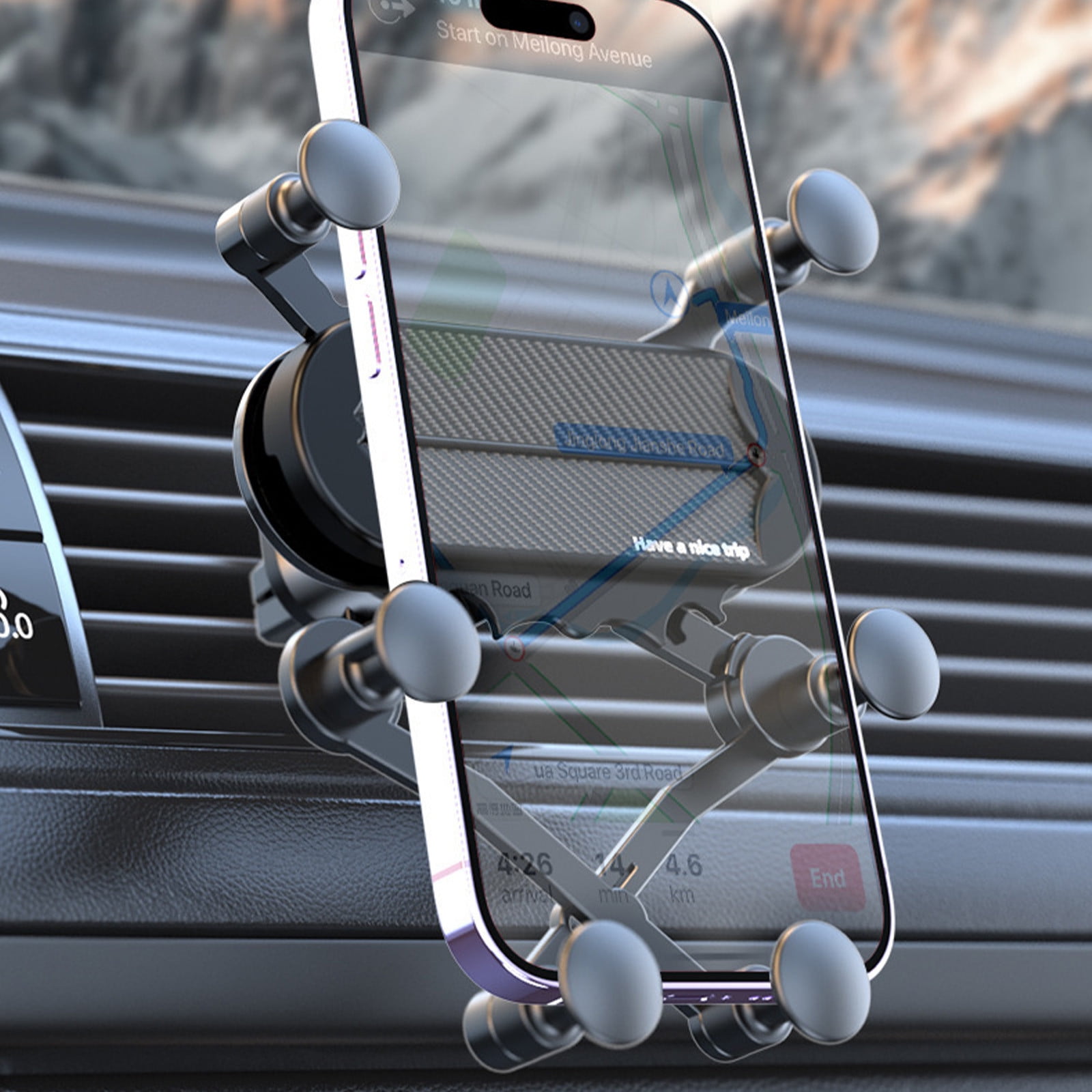 sruoe Cell Phone Car Mount Universal Cell Phone Stand Mount for ...