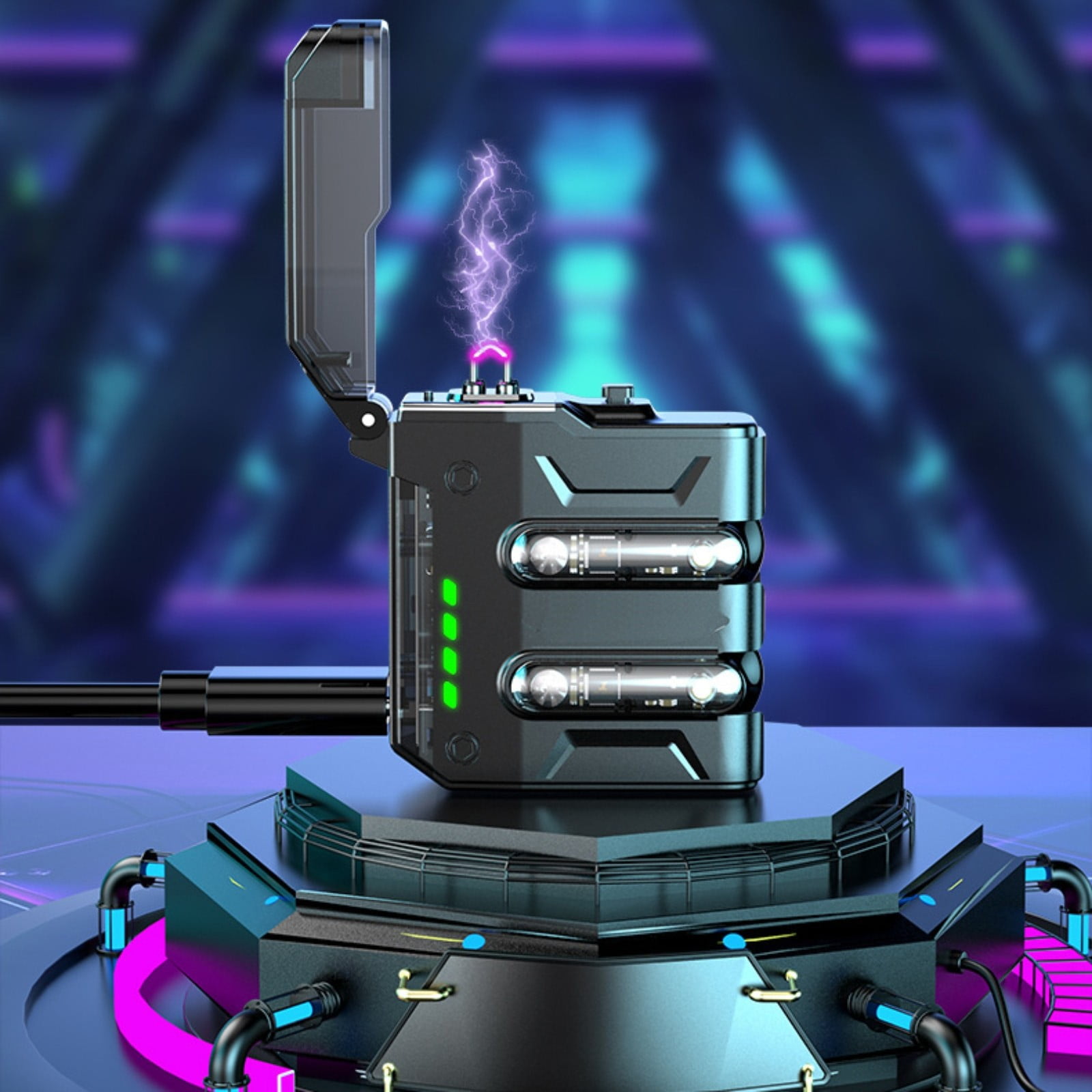 sruoe Electric Lighters Rechargeable Pocket Lighters Wind Resistant ...