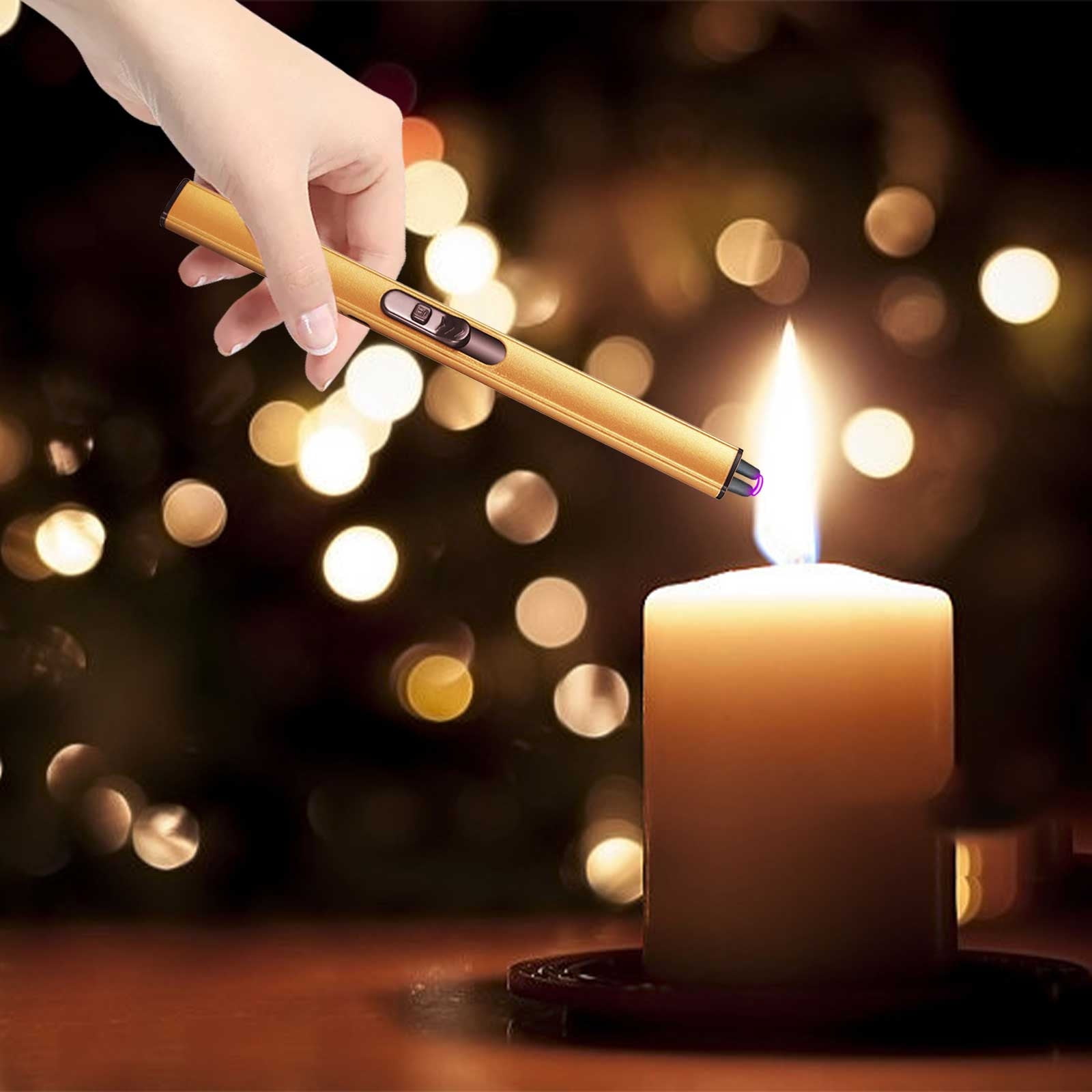 sruoe Electric Lighters Rechargeable Pocket Lighters Wind Resistant ...