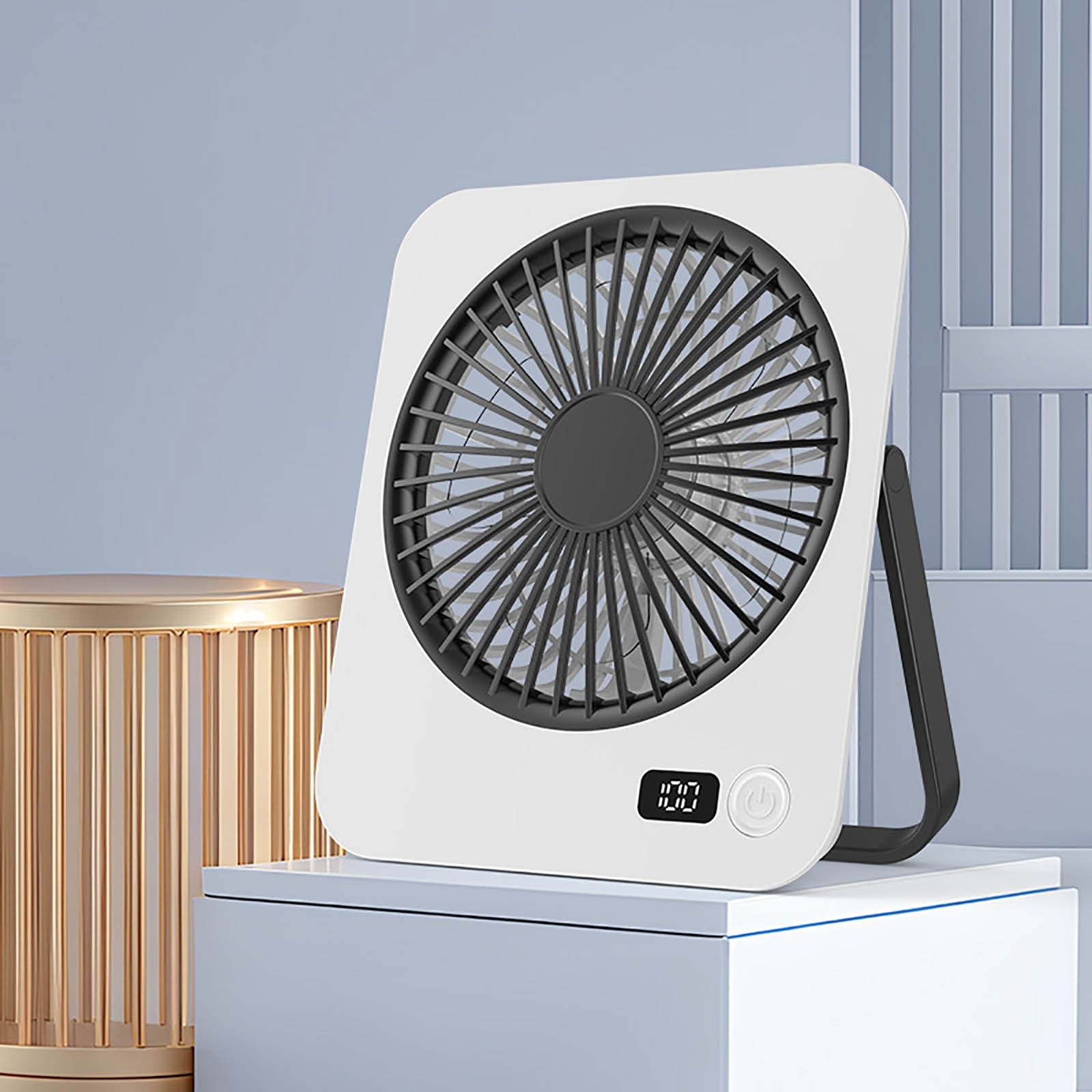sruoe Fan Mini Desktop Fan, Tabletop Fans Low Noise, Portable Fan ...