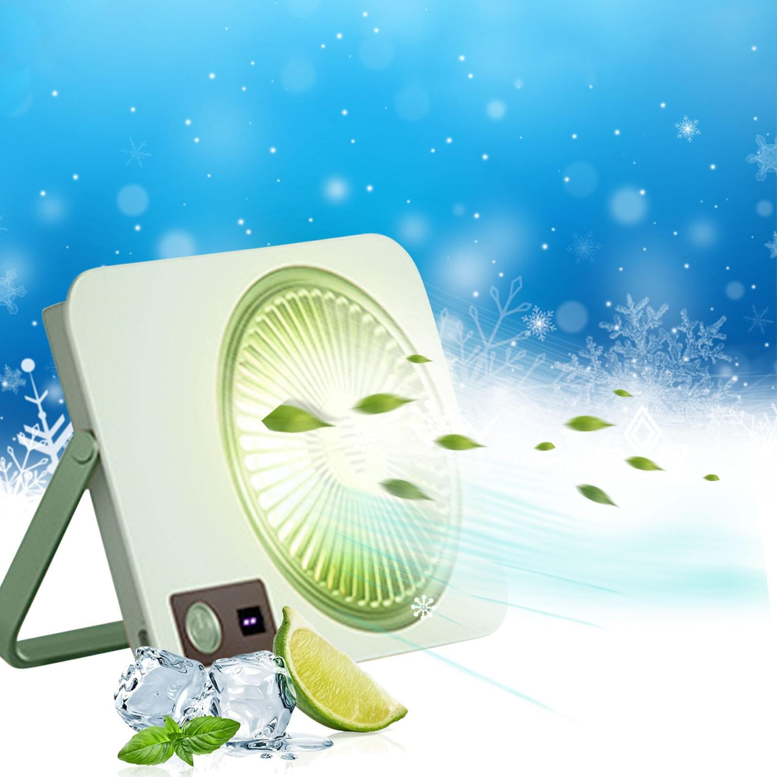 sruoe Fan Mini Desktop Fan, Tabletop Fans Low Noise, Portable Fan ...