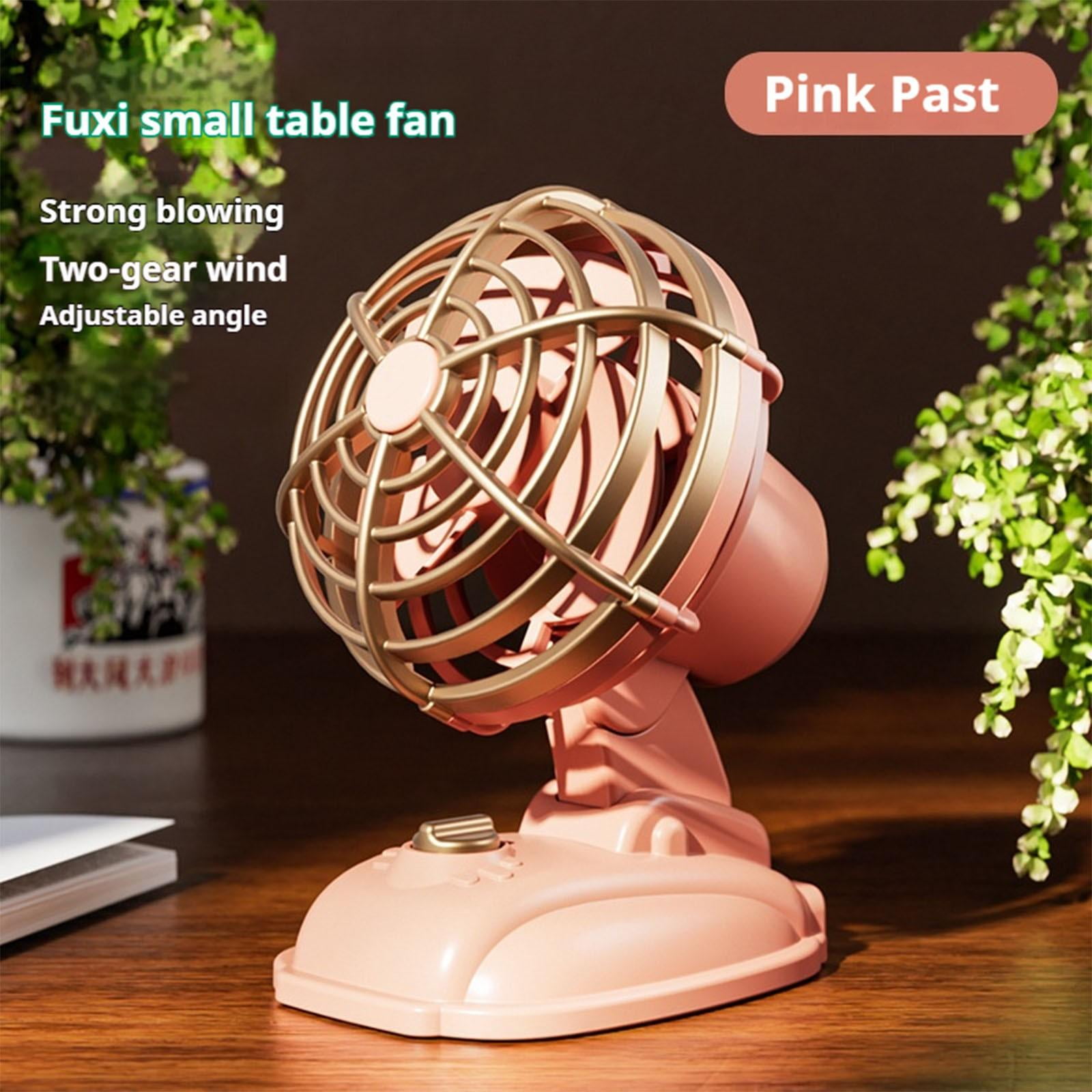 sruoe Fan Mini Desktop Fan, Tabletop Fans Low Noise, Portable Fan ...