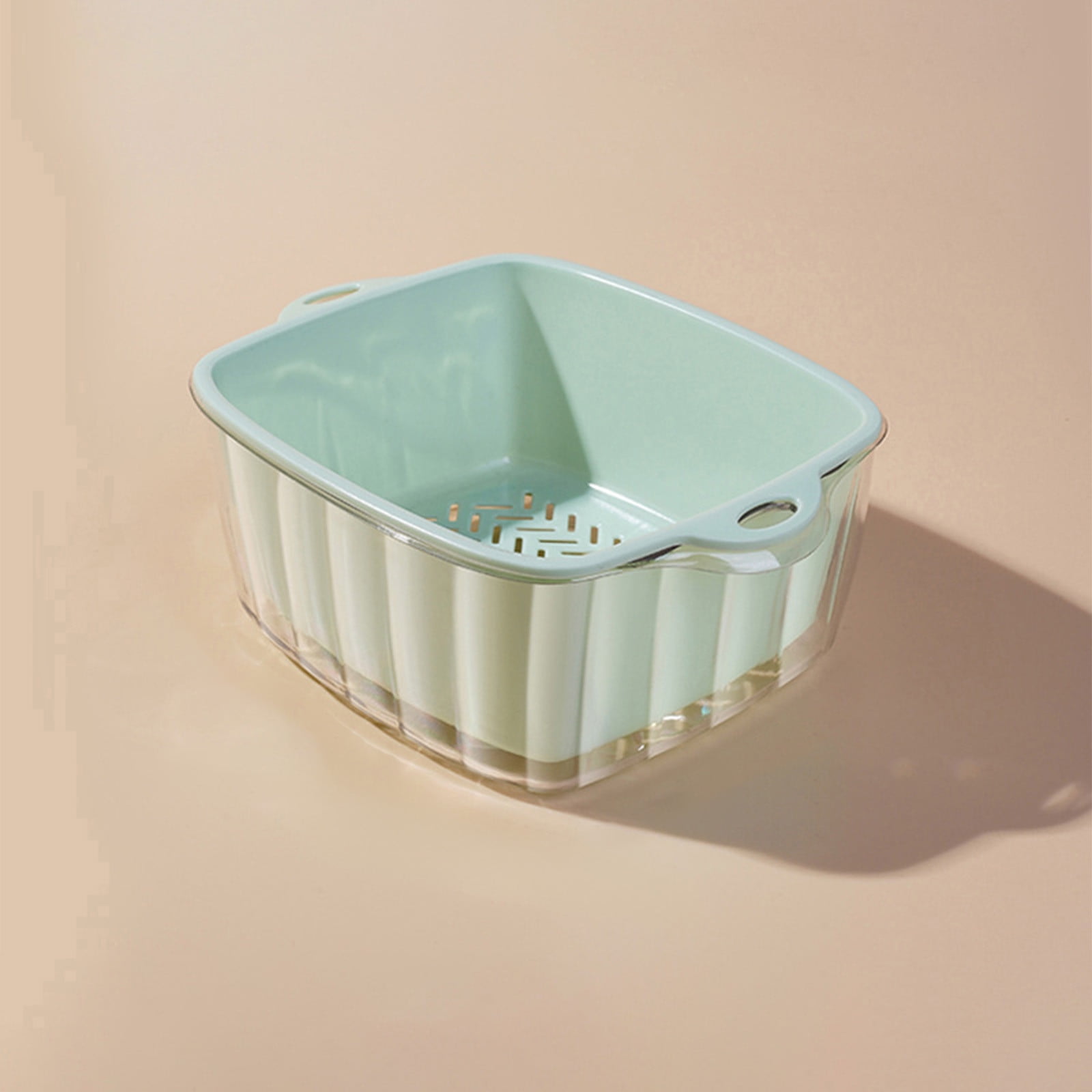 sruoe Kitchen Draining Basket, Colander Bowl, Draining Basket for Bowl ...