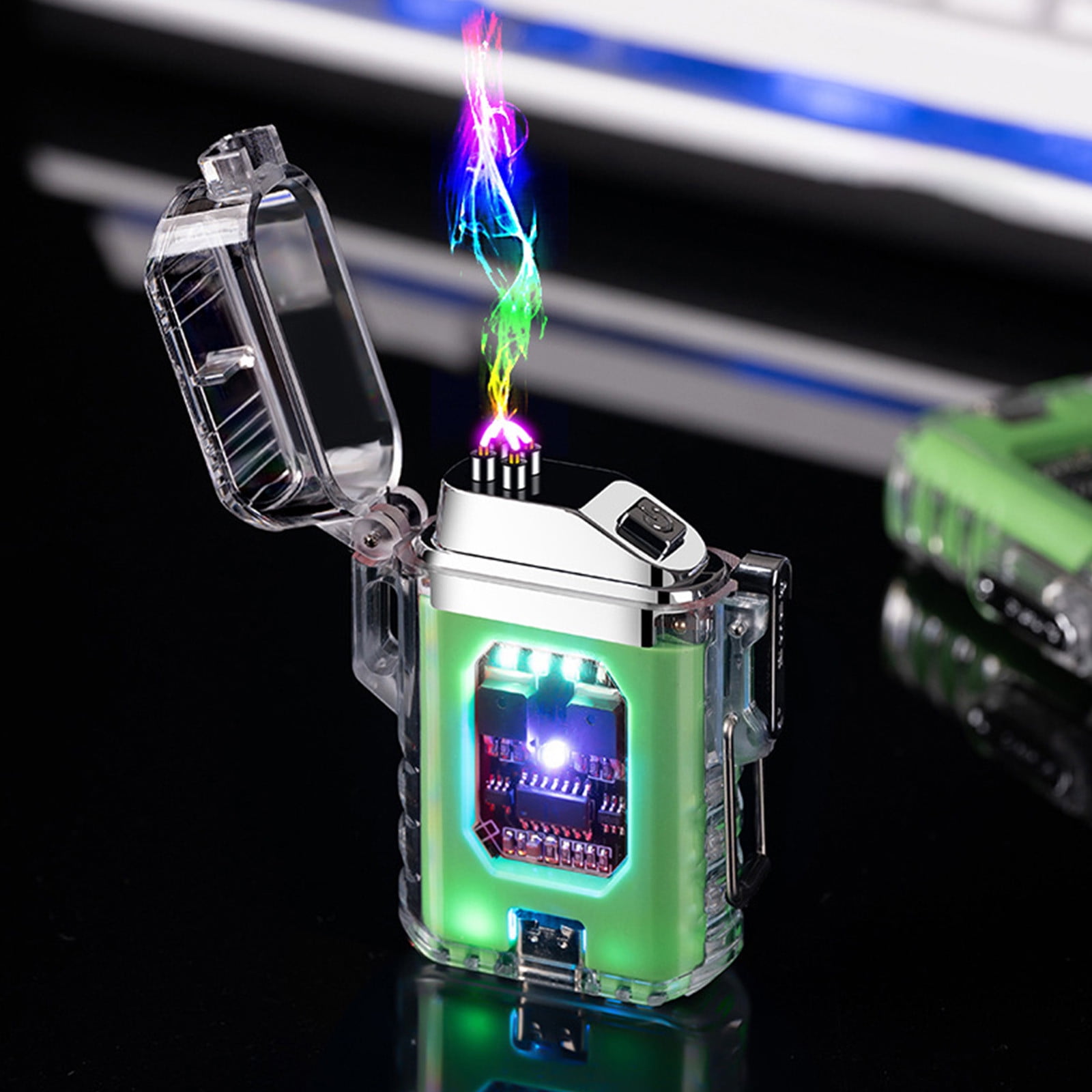 sruoe Rechargeable Lighter Pocket Lighters Value Pack Flame Cigarettes ...