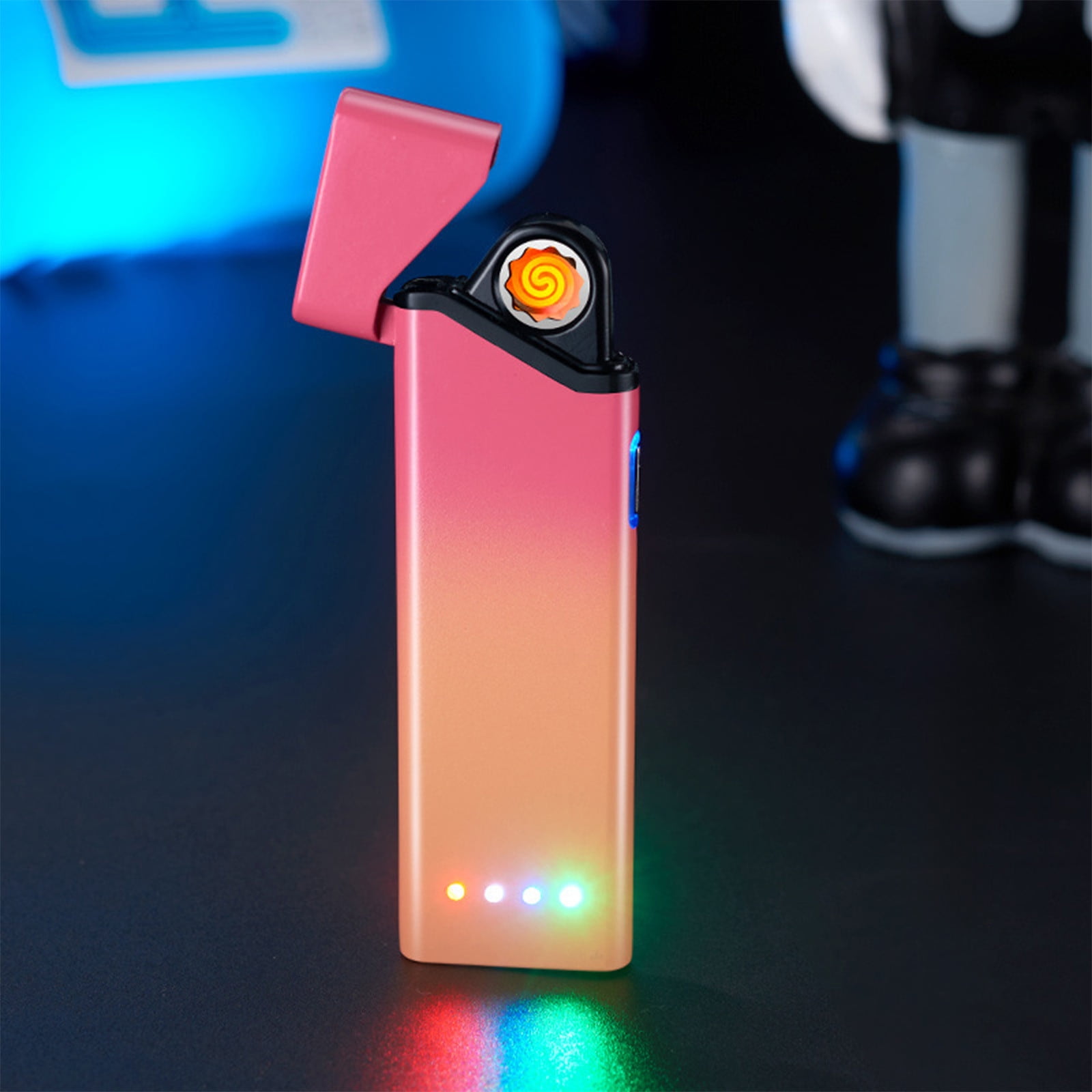 sruoe Rechargeable Lighter Torch Lighters for Smoking Gradient Color ...