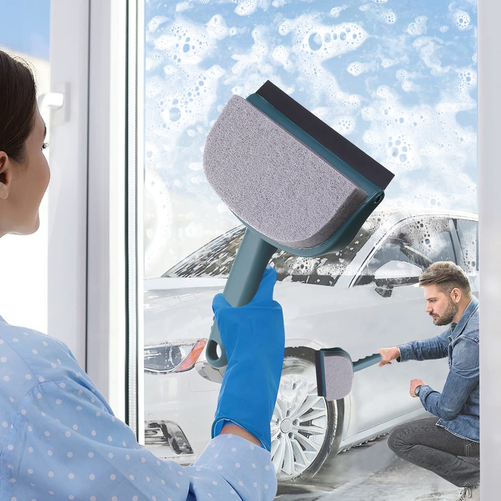 sruoe Shower Squeegee for Glass Doors, Squeegees for Cleaning Windows ...