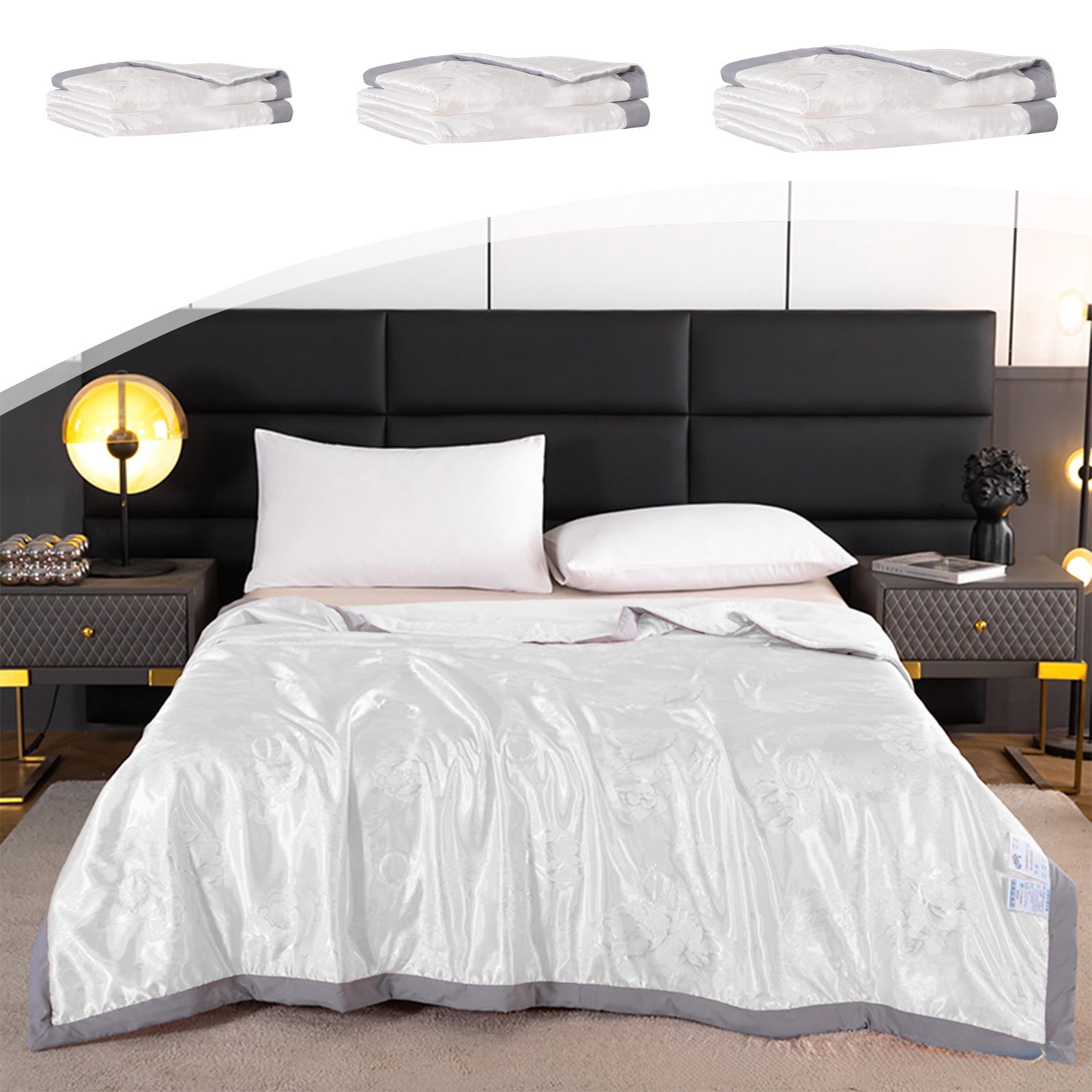 sruoe Summer Cooling Quilt, Quilts for Queen Bed, Thin Comforter, Air ...