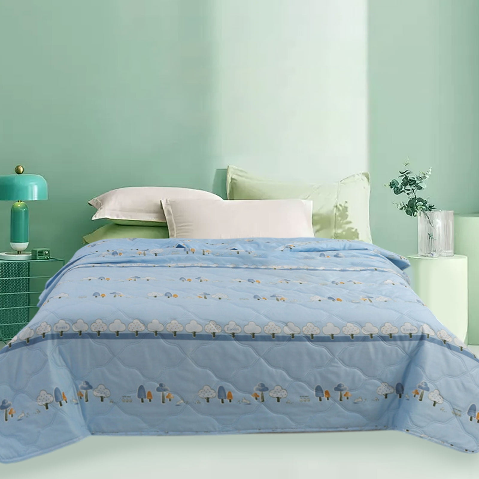 sruoe Summer Cooling Quilt, Quilts for Queen Bed, Thin Comforter, Air ...