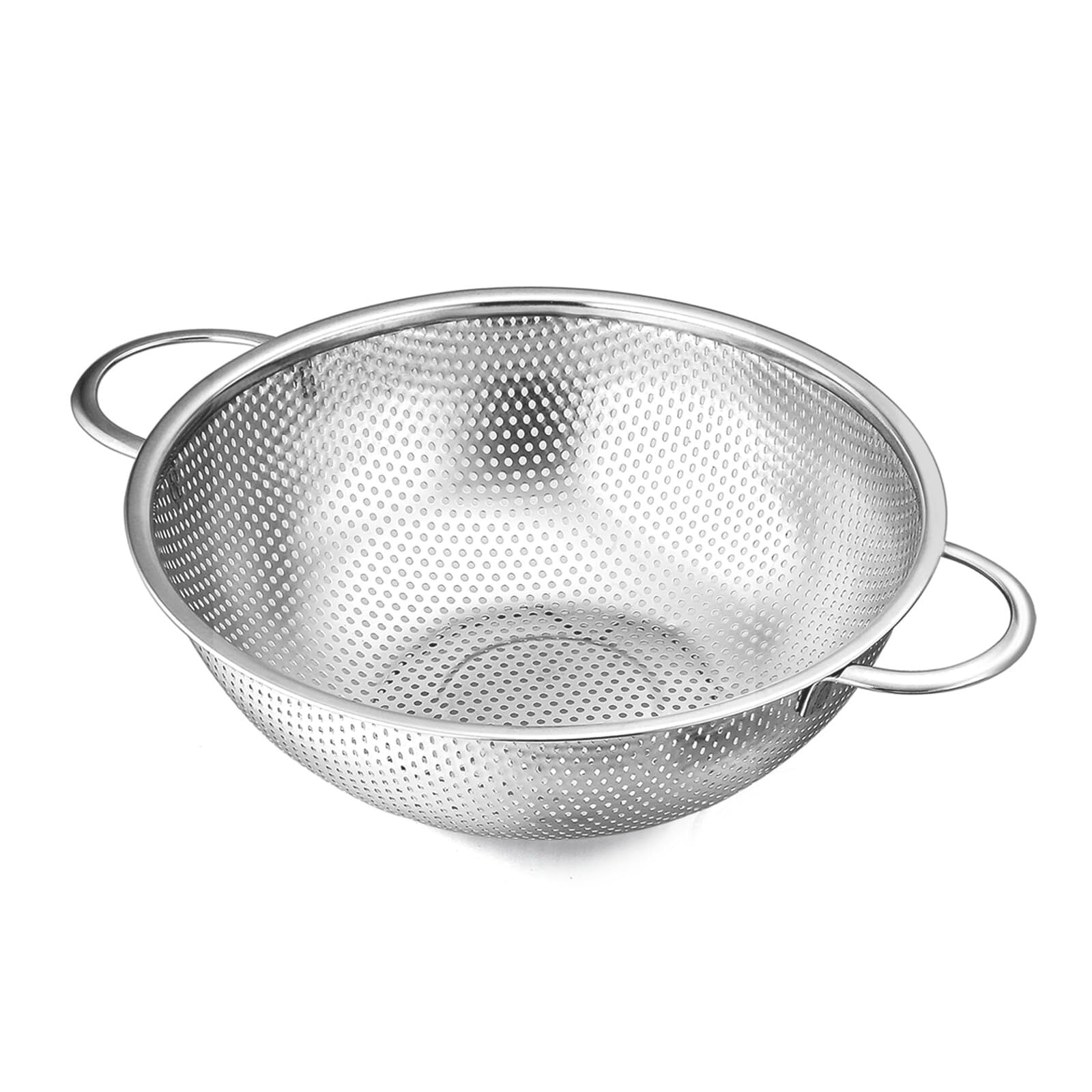 ss. Stainless Steel Colander Set of 3 (1-3-5Quart), Micro-Perforated ...