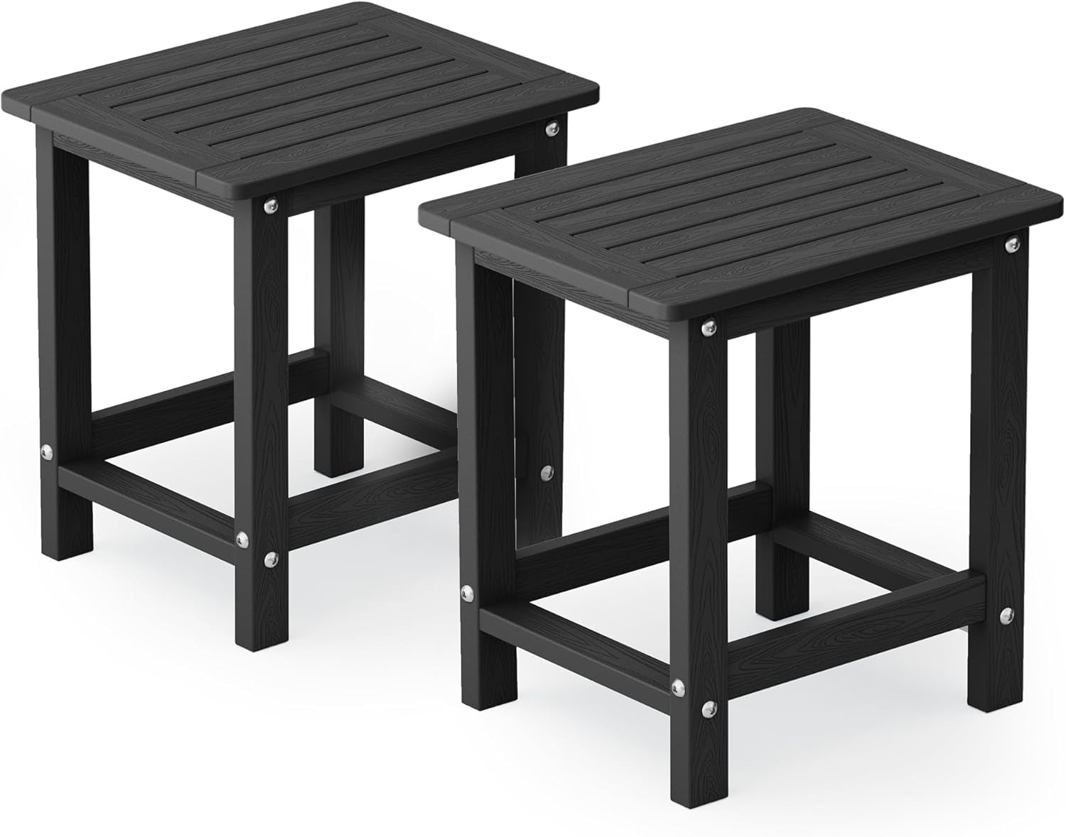 ssybab Outdoor Side Table for Patio: 16" HIPS Weather - Resistant ...