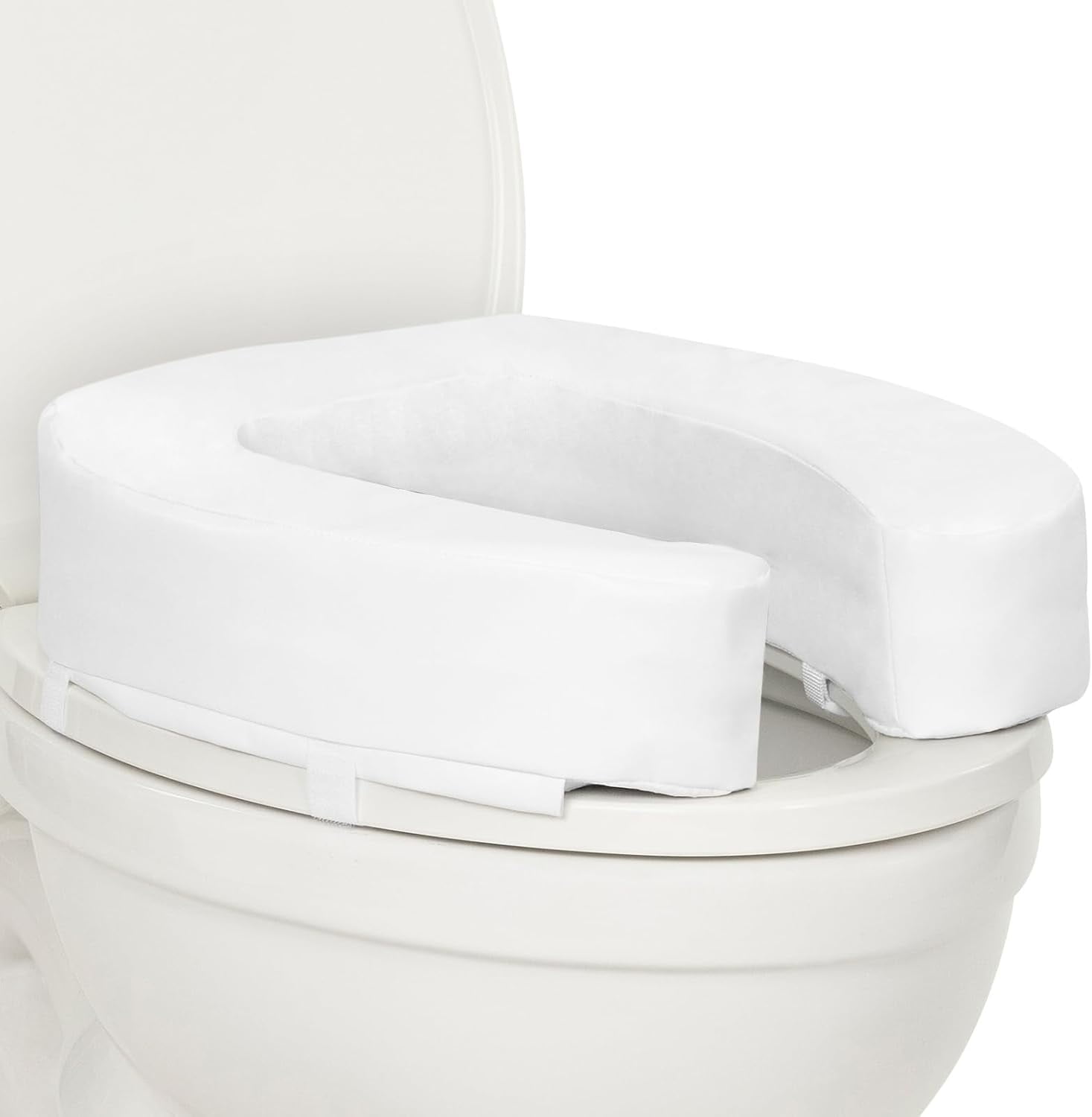 ssybab Toilet Seat Riser for Seniors - Universal Fit - Raised Toilet ...