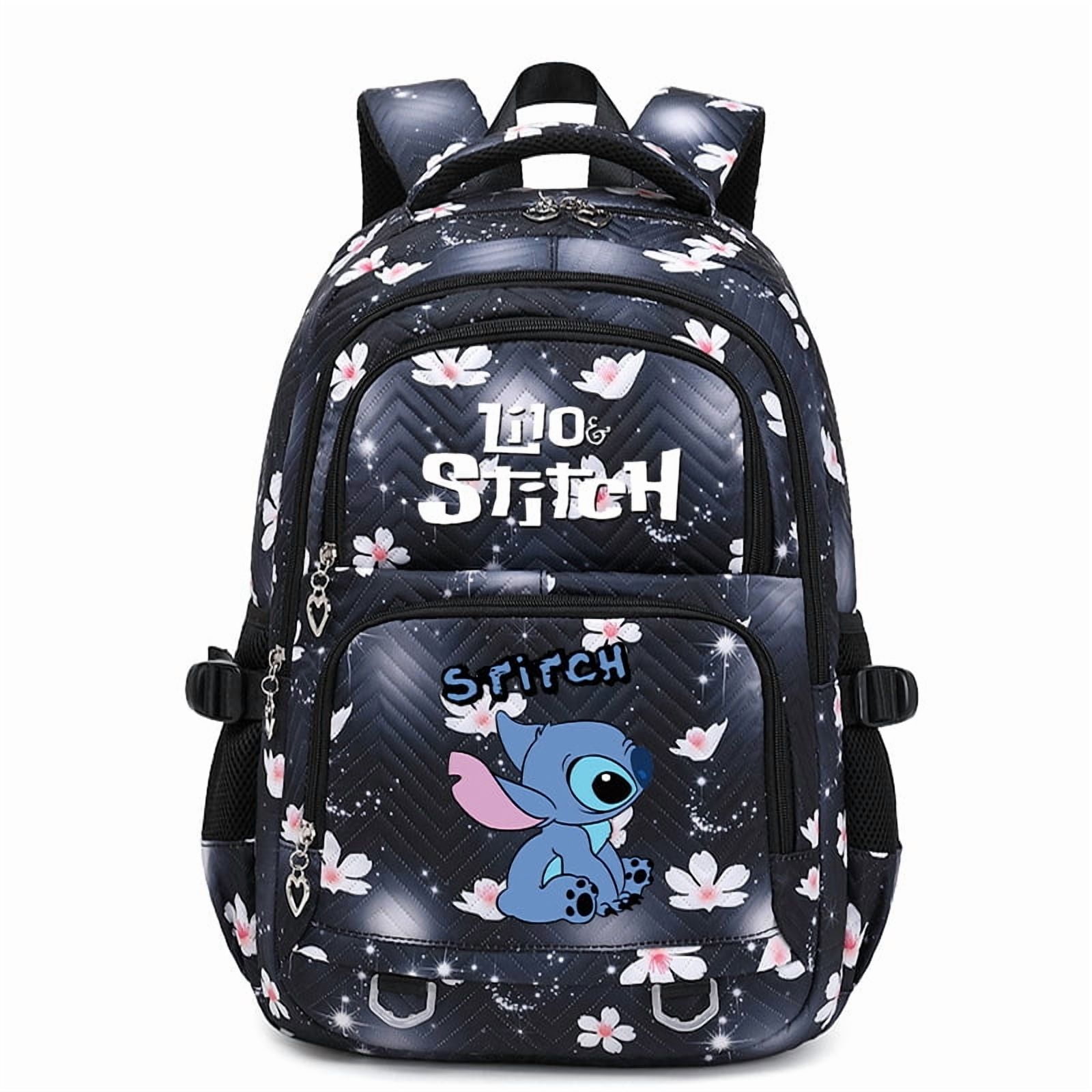 st~itc~h Backpack Cute Anime Shoulder Bag Lightweight Travel Laptop ...