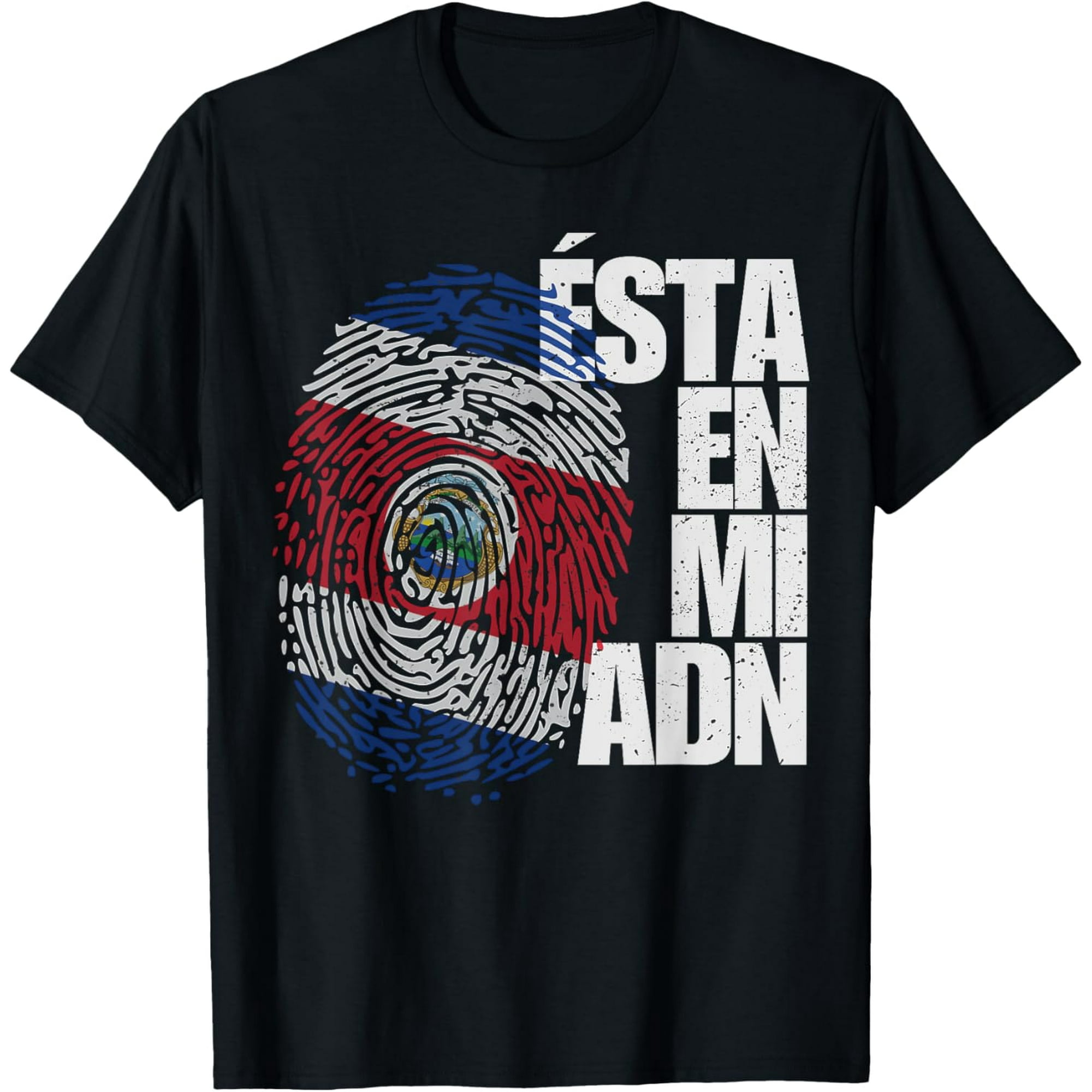 Ésta en mi ADN It's In My DNA Costa Rica Flag Pura Vida Life T-Shirt ...