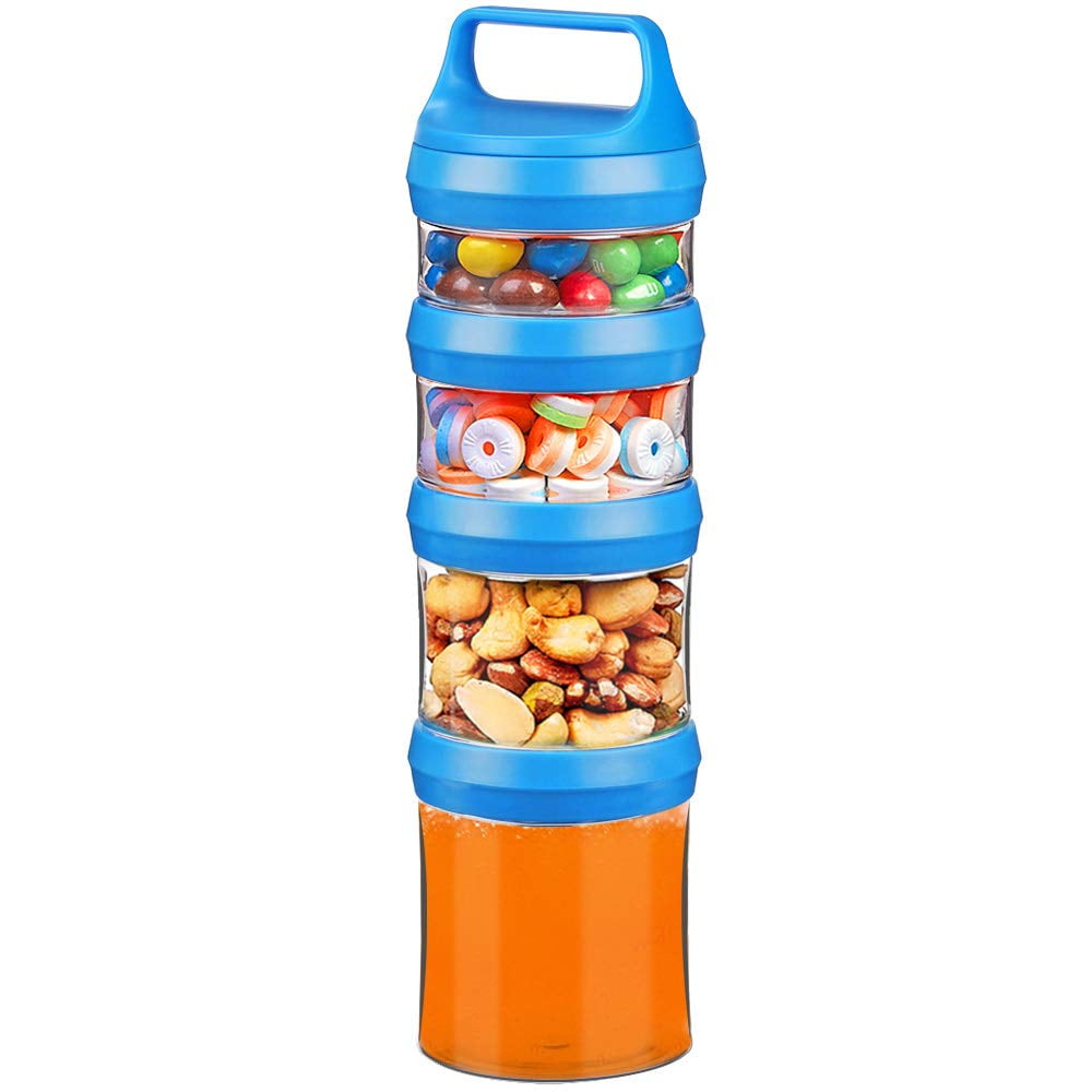 stackable snack containers. Twist Lock Stackable Snack Jars. - Walmart.com