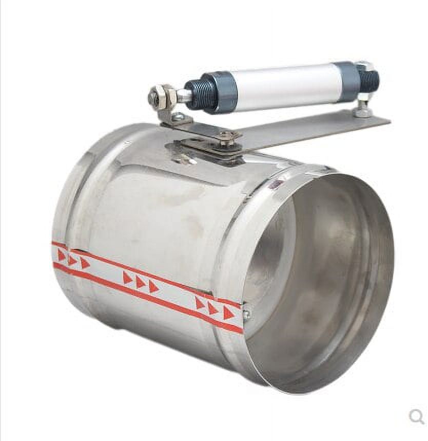 stainless steel air damper valve OD51mm-400mm electronic air damper ...