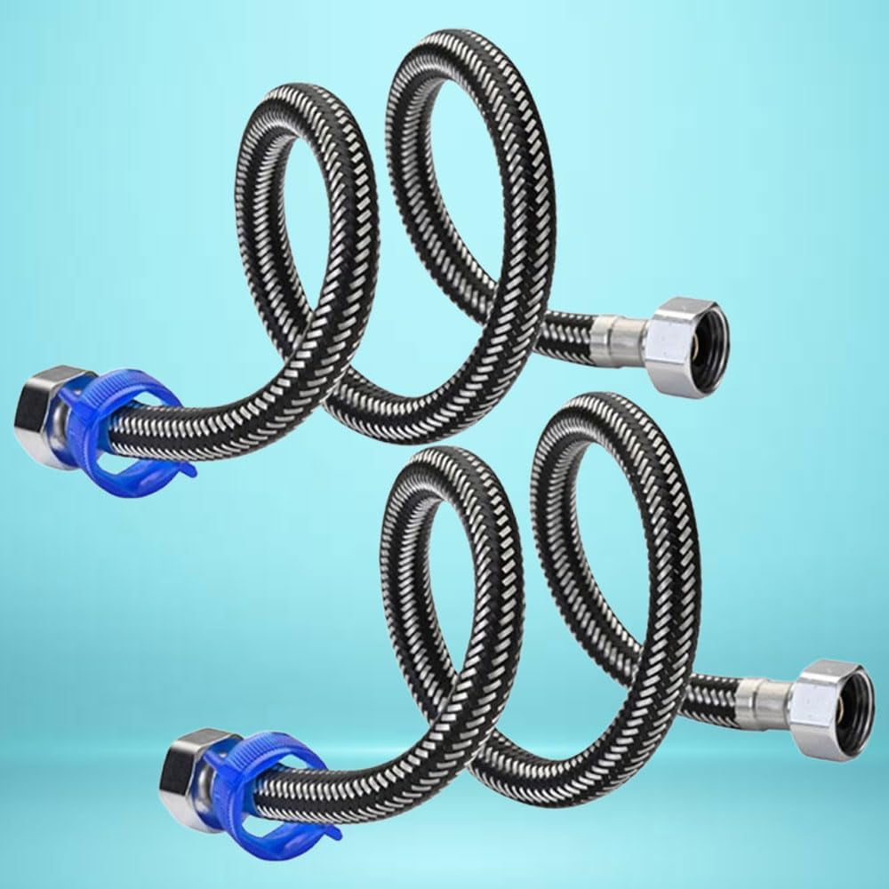 stainless steel hose explosion proof high pressure braided water inlet ...
