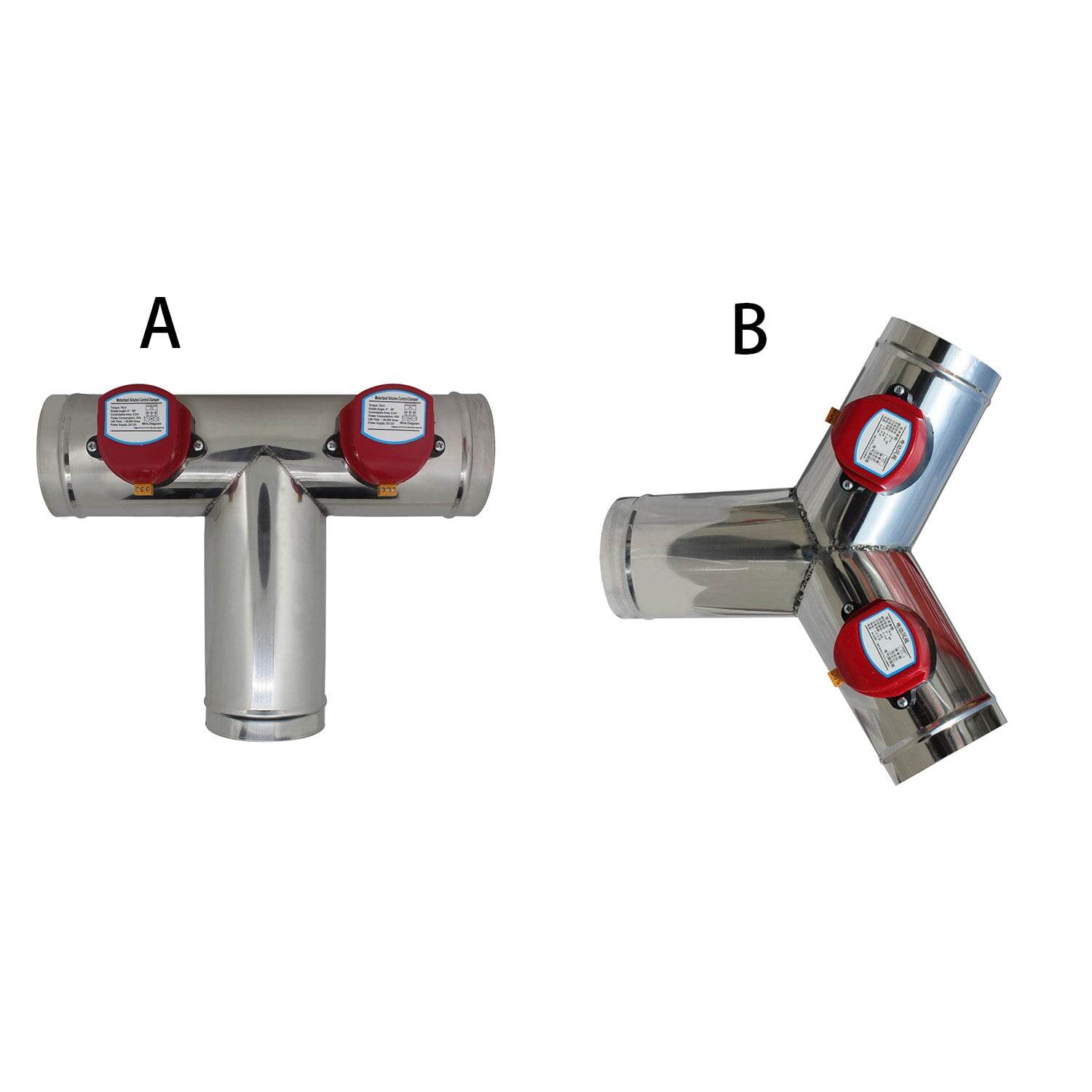 stainless steel motorized ventilation register motorized valve Air Duct ...