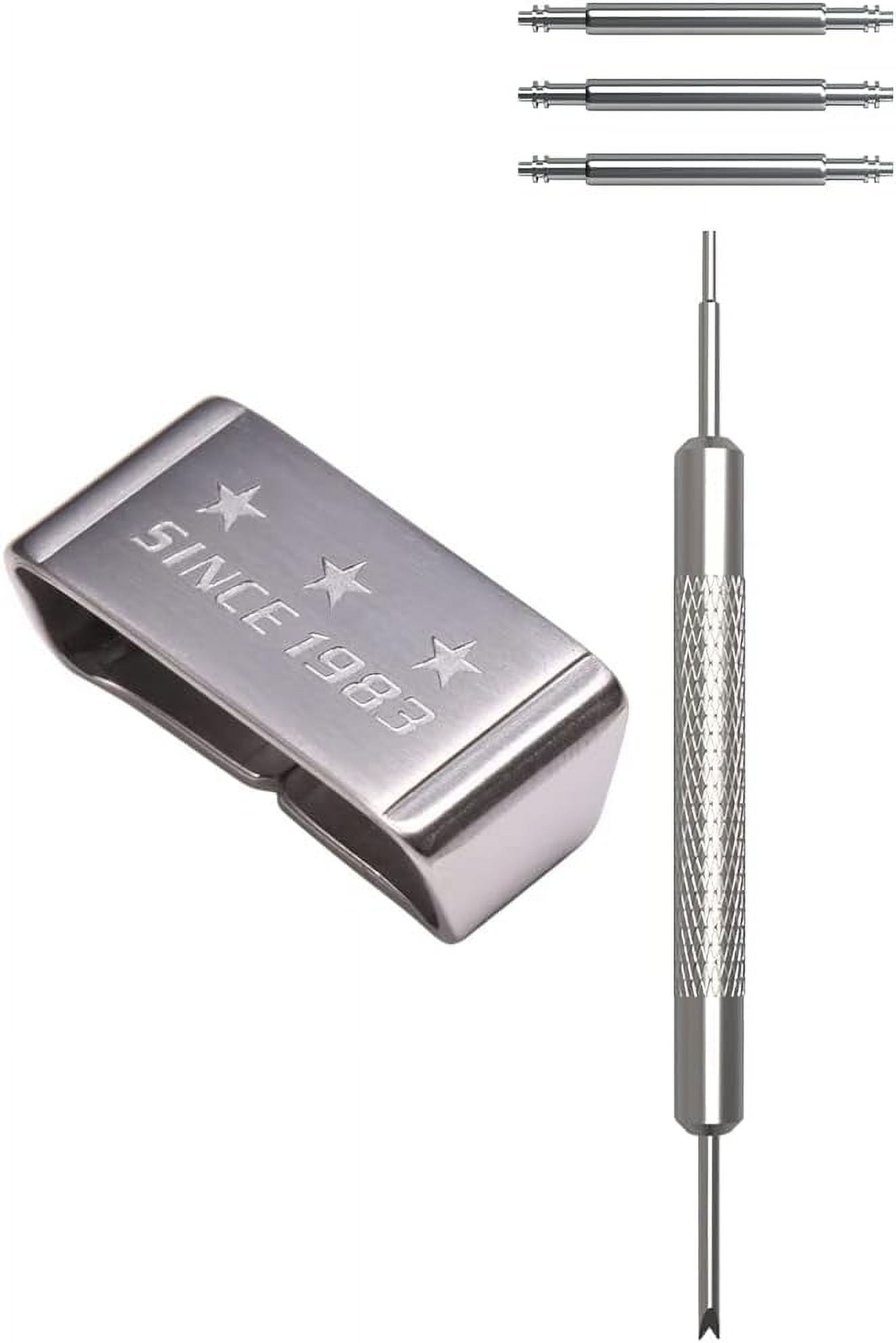 stainless steel strap keeper holder loop Compatible with Casio g-shock ...