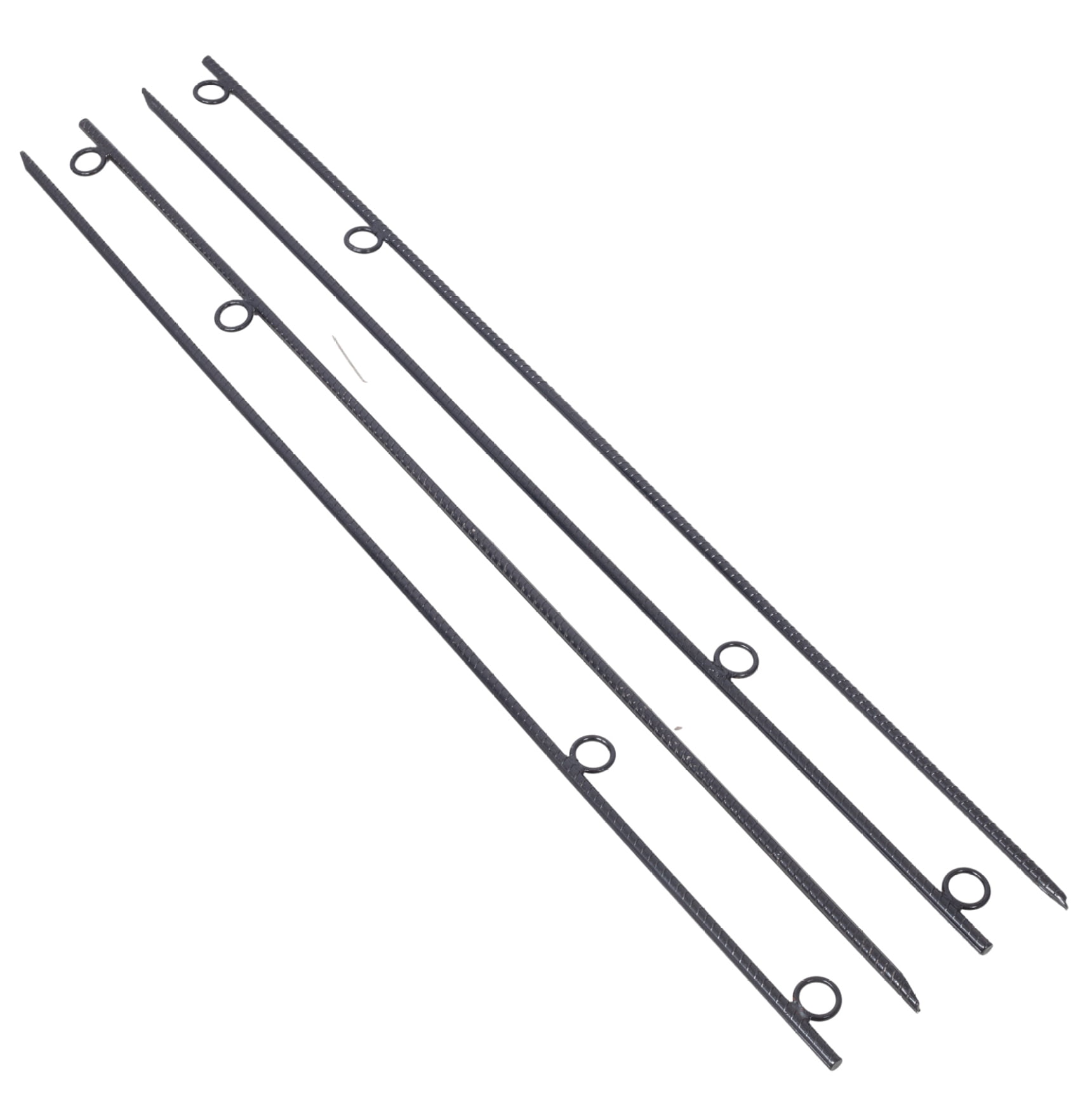 stake with loop 4pcs Grip 5/8x 55.5 Inch Steel Durable Heavy Duty Tent ...