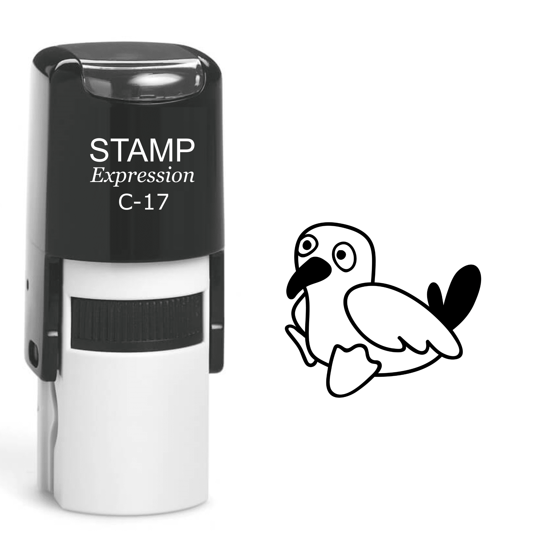 stampexpression - Baby Bird Self Inking Rubber Stamp - Black Ink (A ...